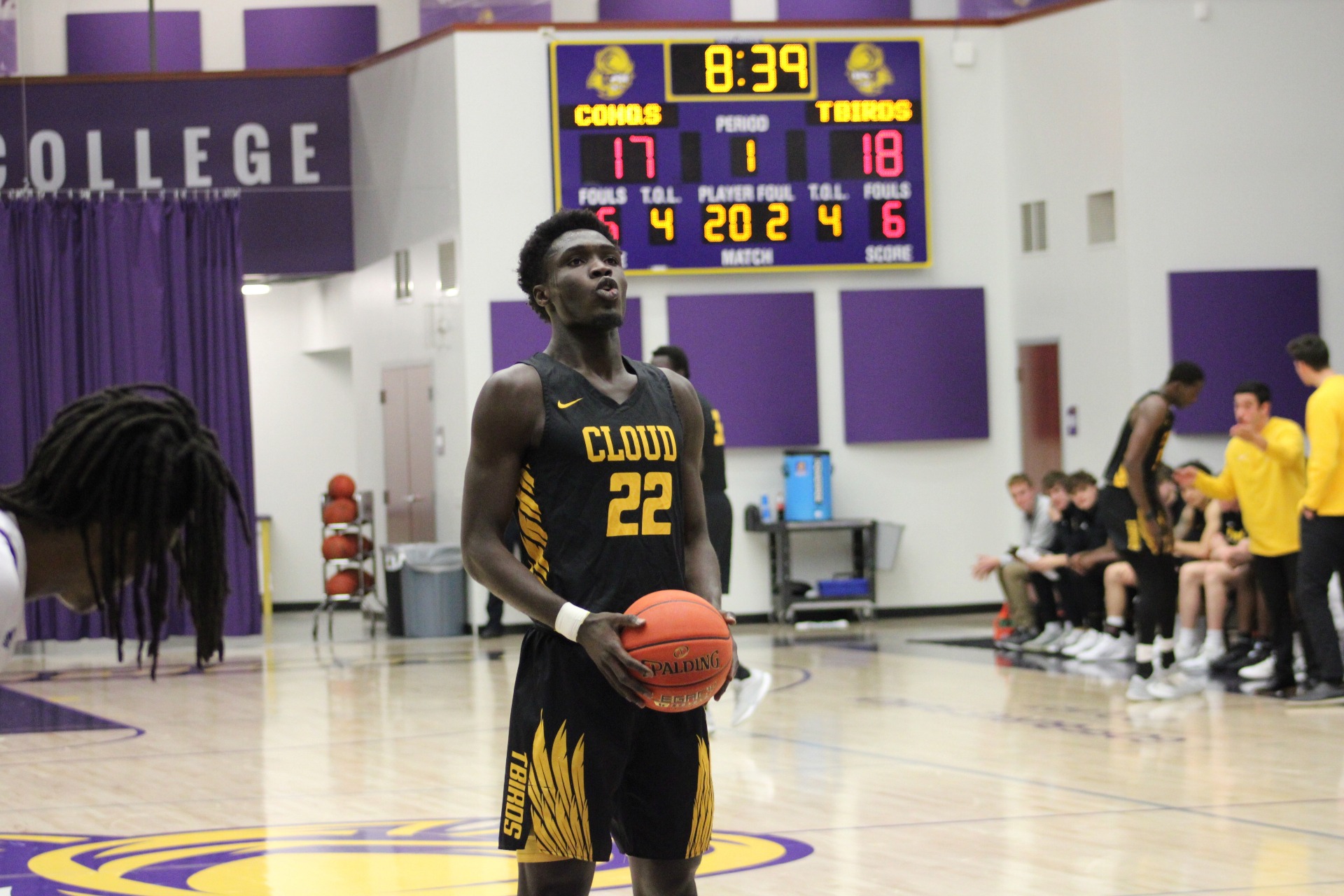 Abdoulaye Fall - 2023-24 - Men's Basketball - Cloud County Community ...