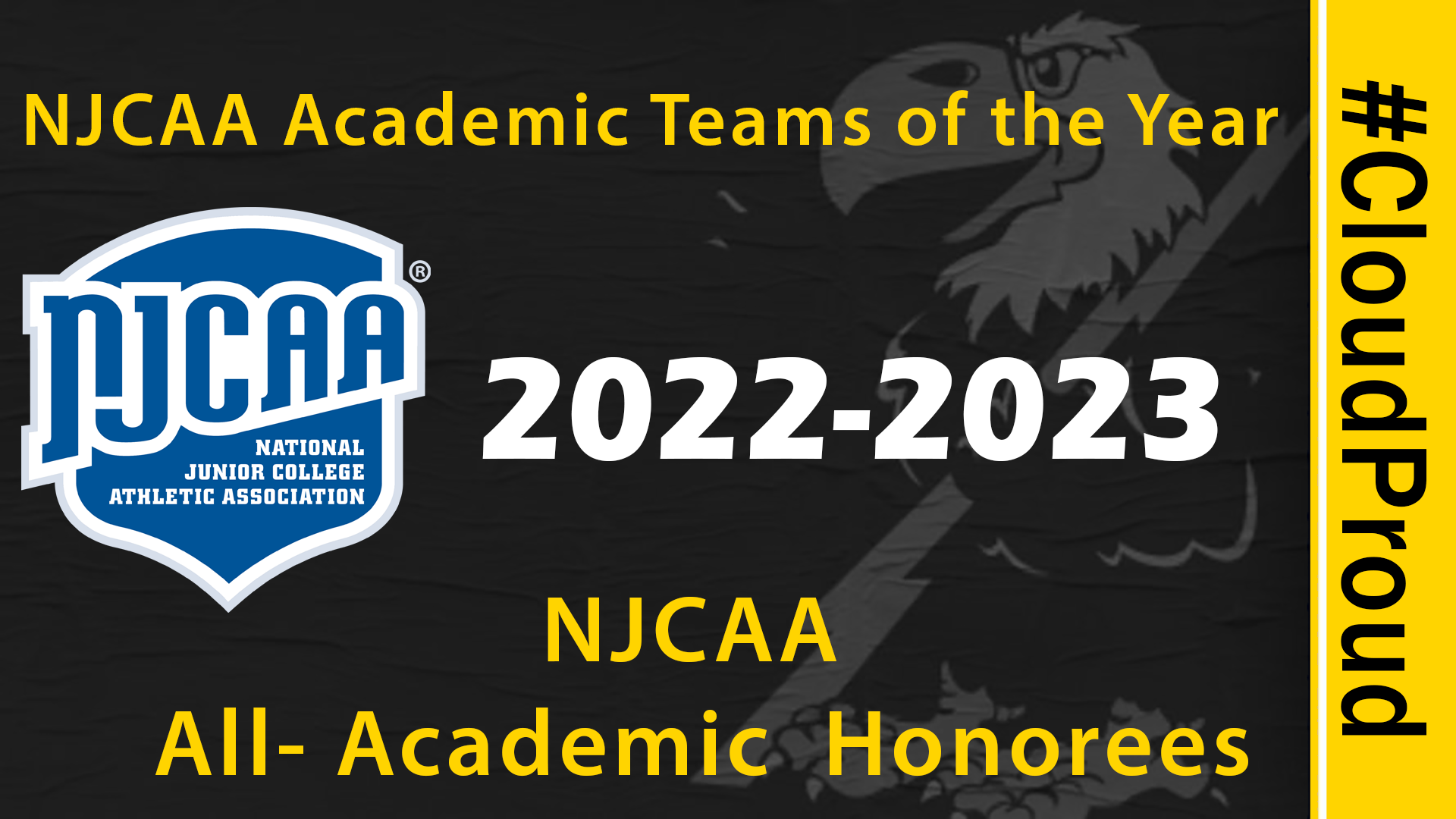 43 Student Athletes, Eight Teams Earn NJCAA Academic Honors - Cloud ...