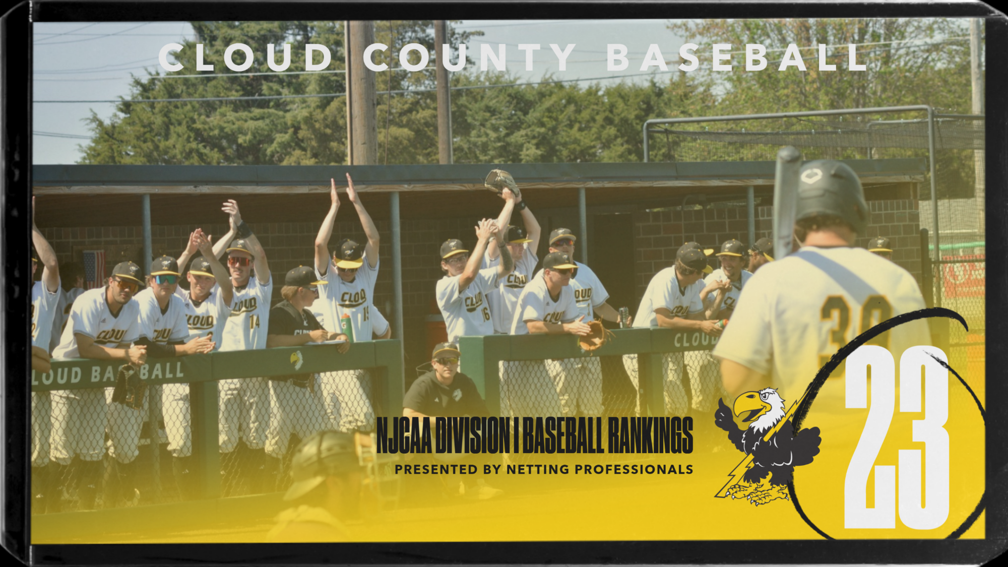 Cloud County Baseball Team Ranked No. 23 in NJCAA DI Baseball Rankings ...