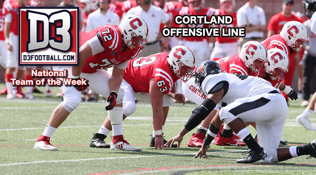 Cortland's Offensive Line Recognized on D3football.com National Team of ...
