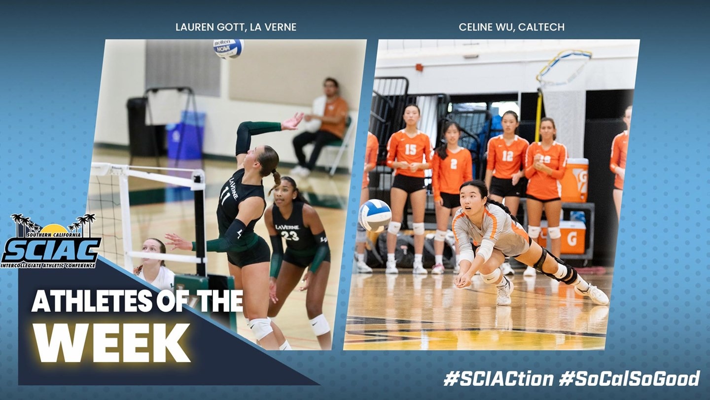 Celine Wu Earns SCIAC Women's Volleyball Defensive Athlete of the Week ...