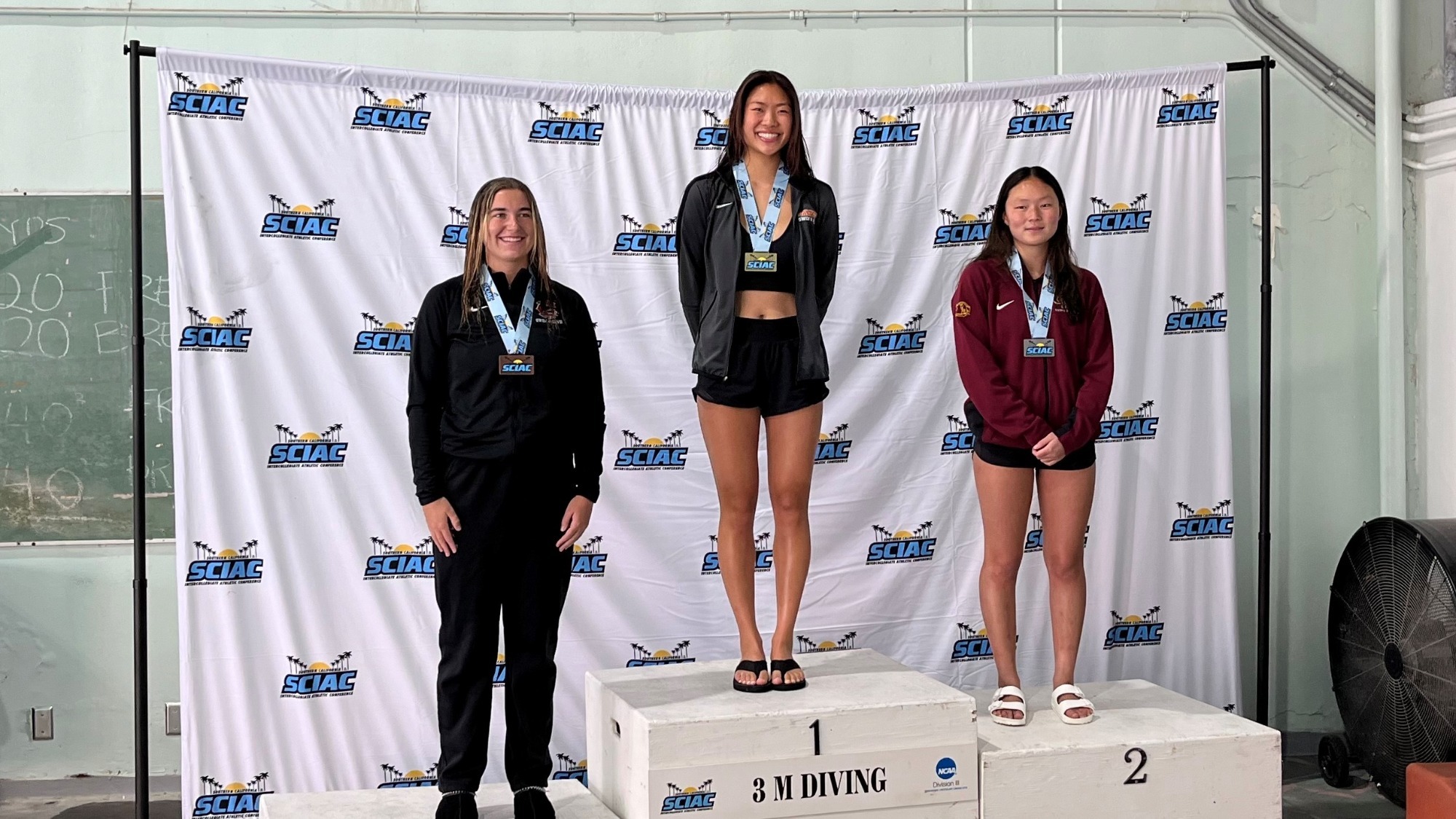 SCIAC Champion! Jana Woo Wins 3-Meter Dive Event at Conference Finals ...