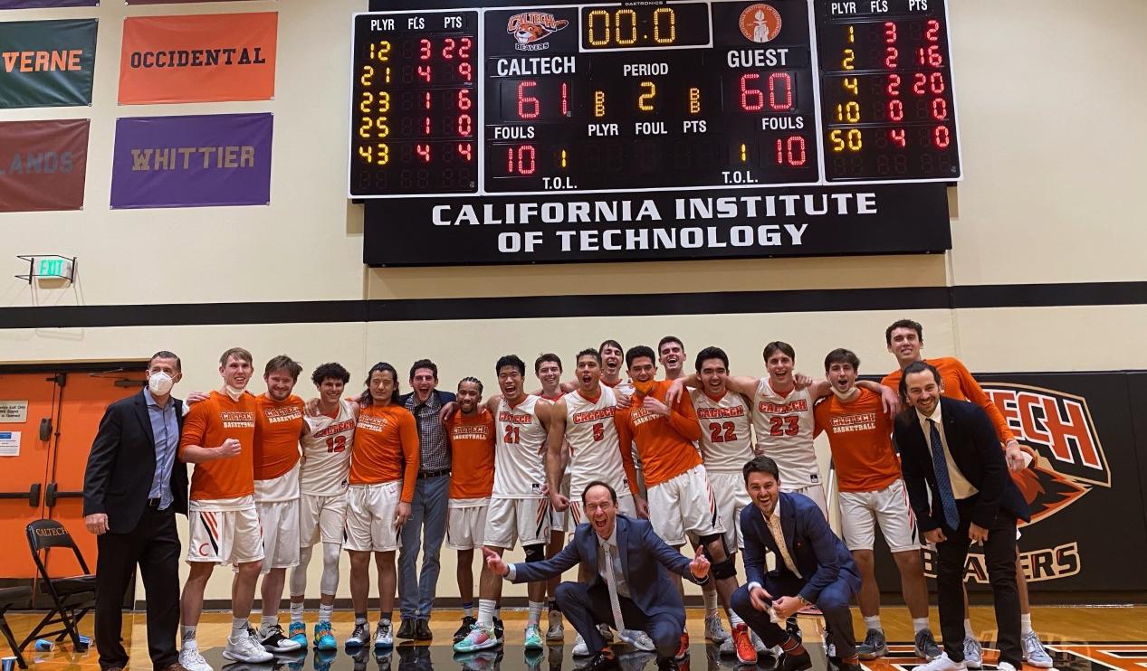 Men's Hoops Claims First CMS Win in 50 Years - California Institute of ...