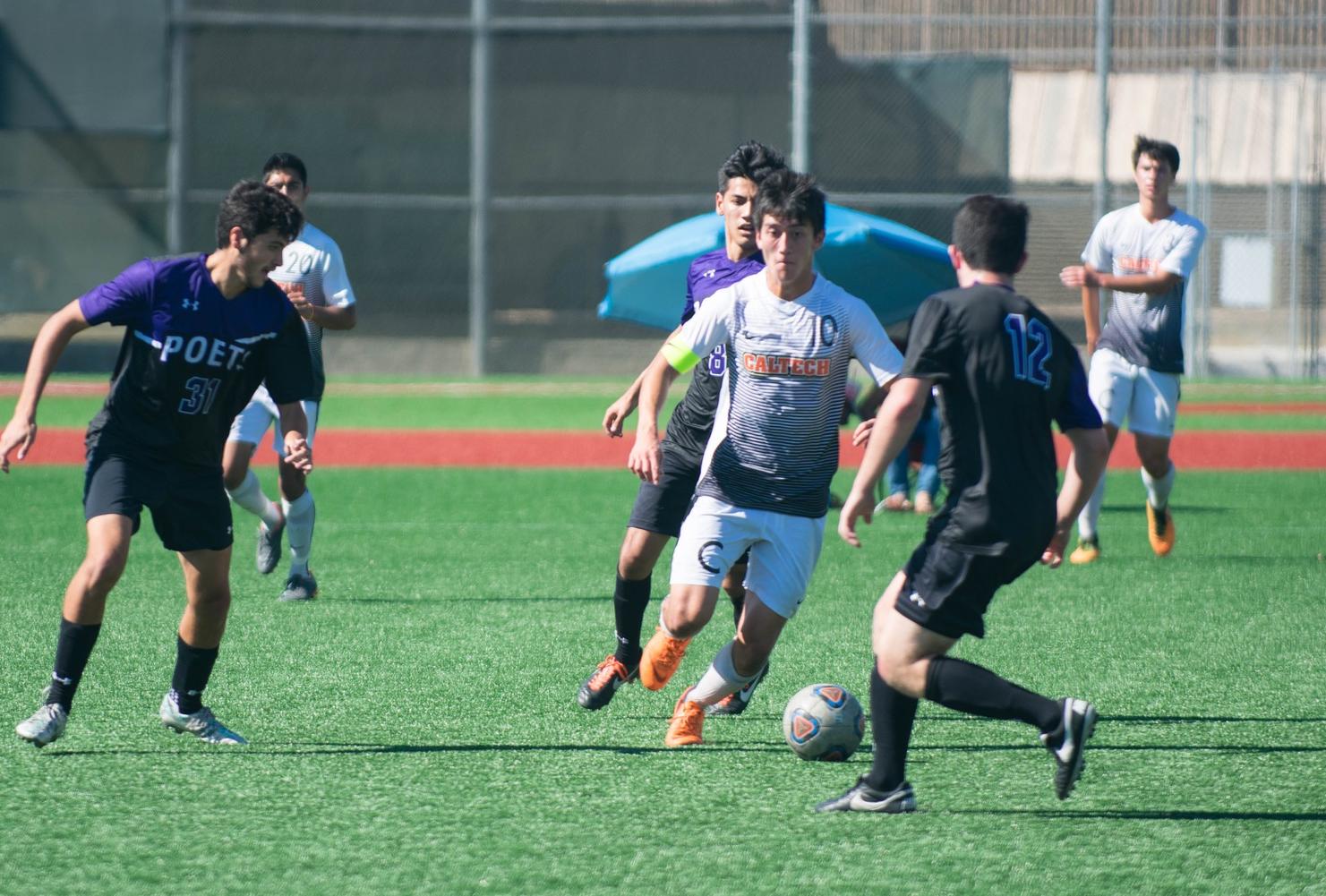 Shorthanded Men's Soccer Holds CMS at Home - California Institute of ...
