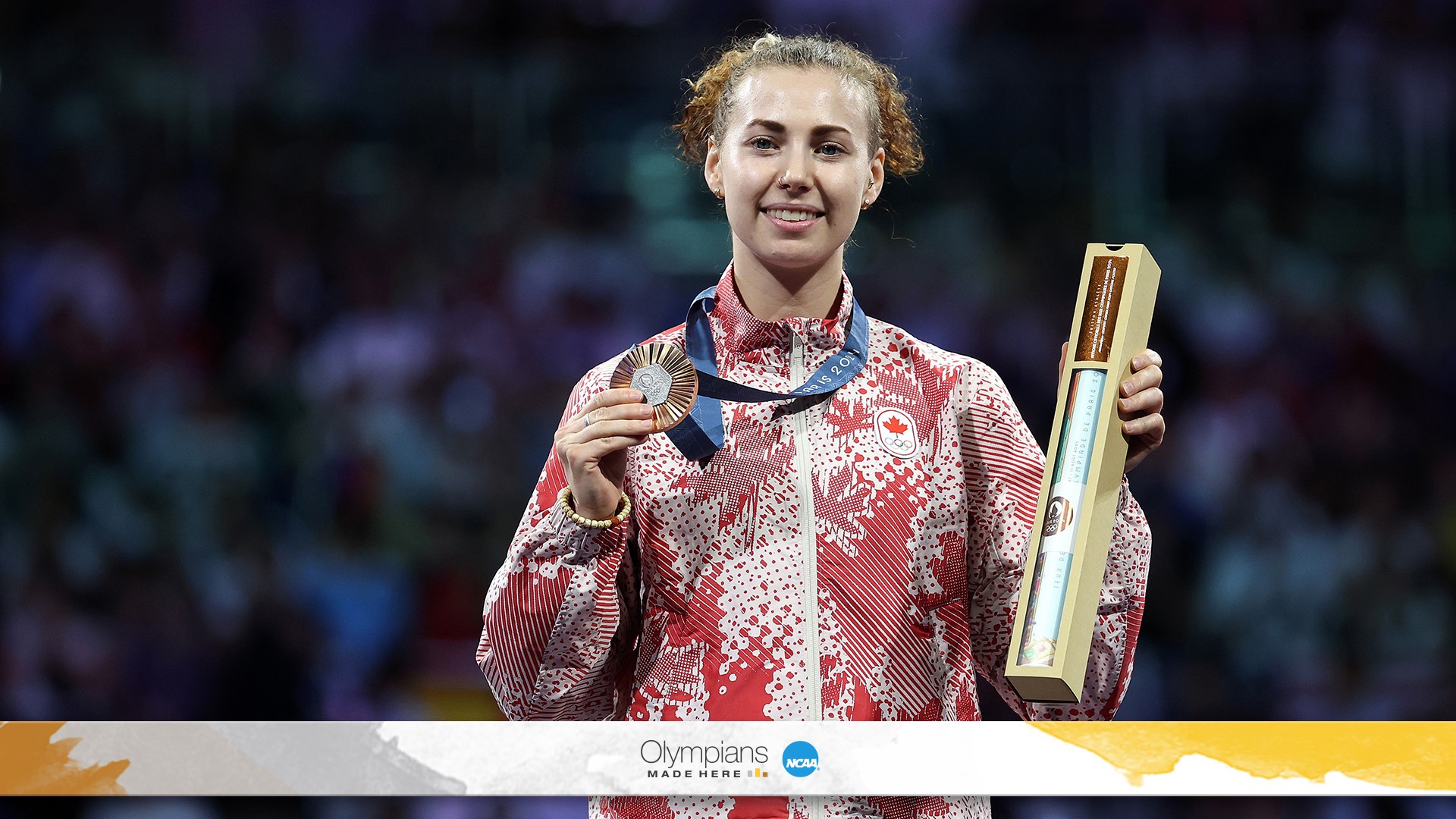 Canadian bronze medalist Eleanor Harvey rewrites her story - NCAA.org