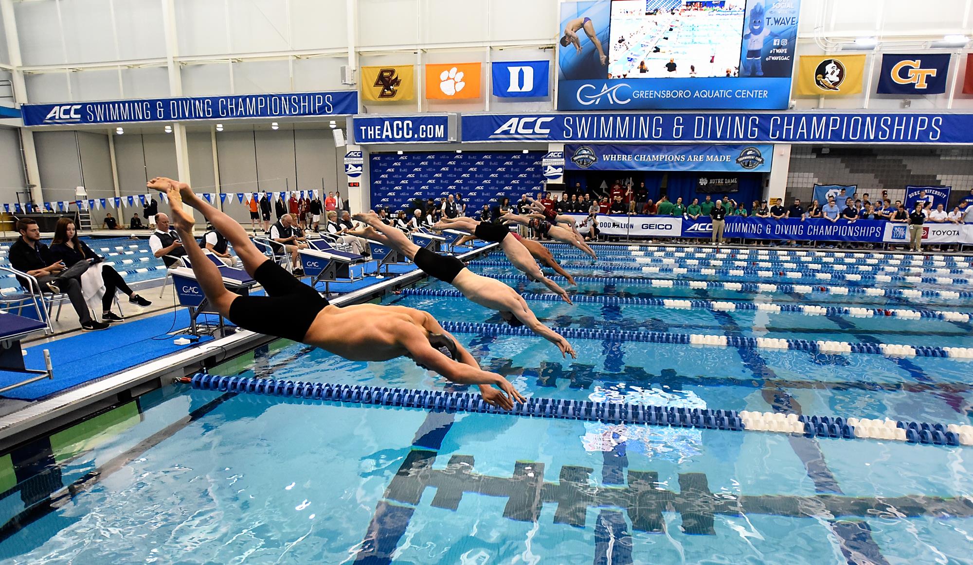 ACC Men's Swimming & Diving Championships: March 1 - Atlantic Coast ...