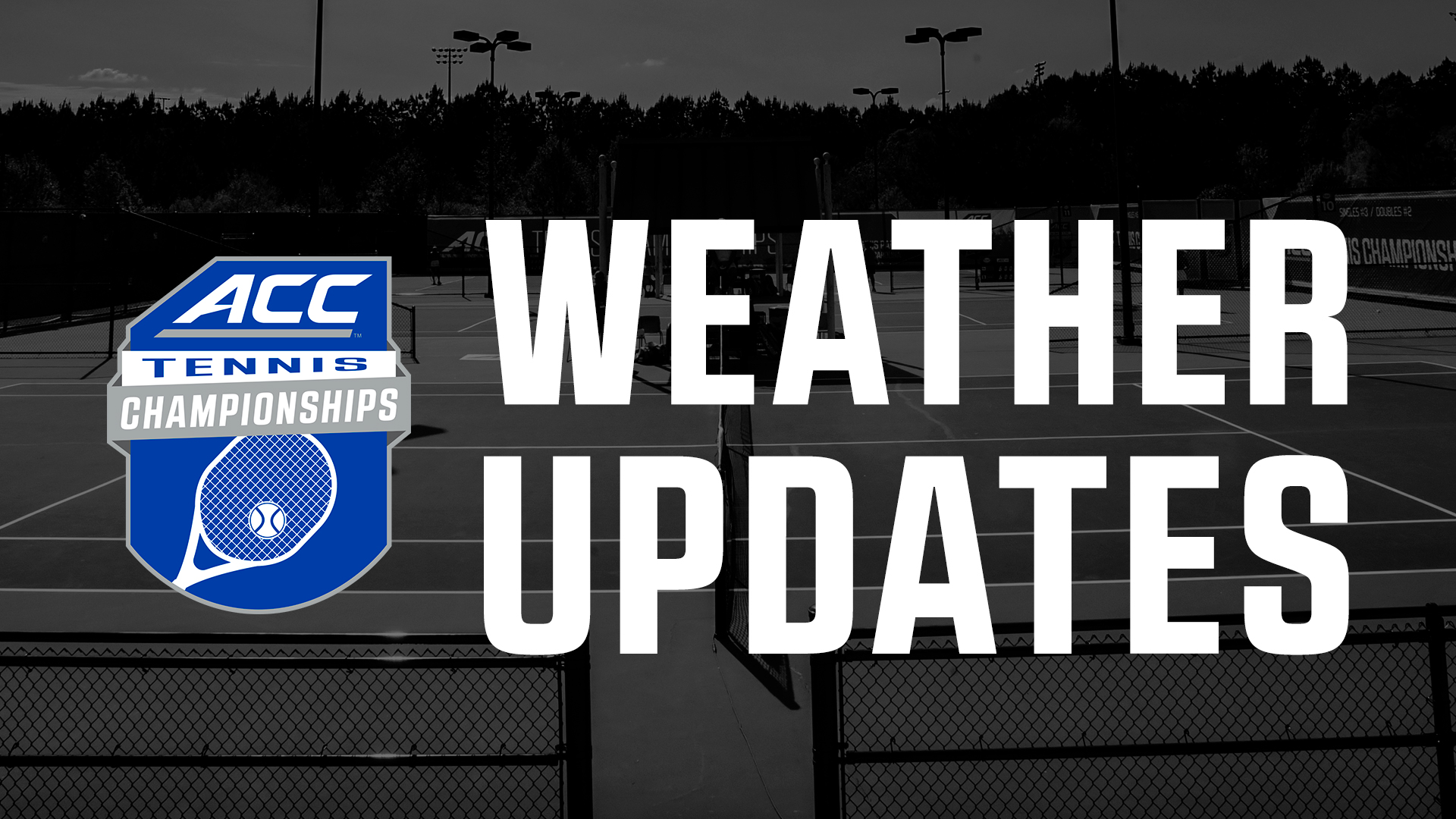 Rain Moves ACC Tennis Championships Indoors Friday - Atlantic Coast ...