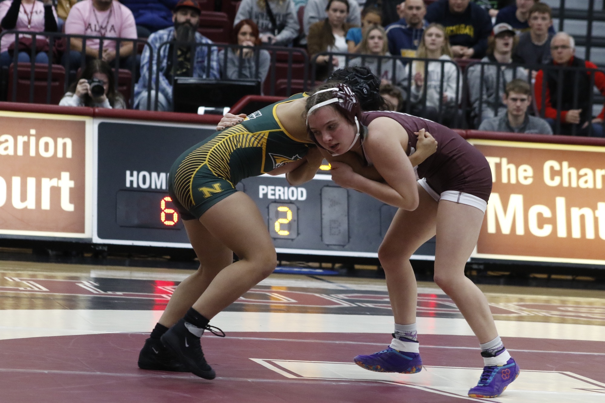 Women's Wrestling Wins First Individual Matches In Program History at ...
