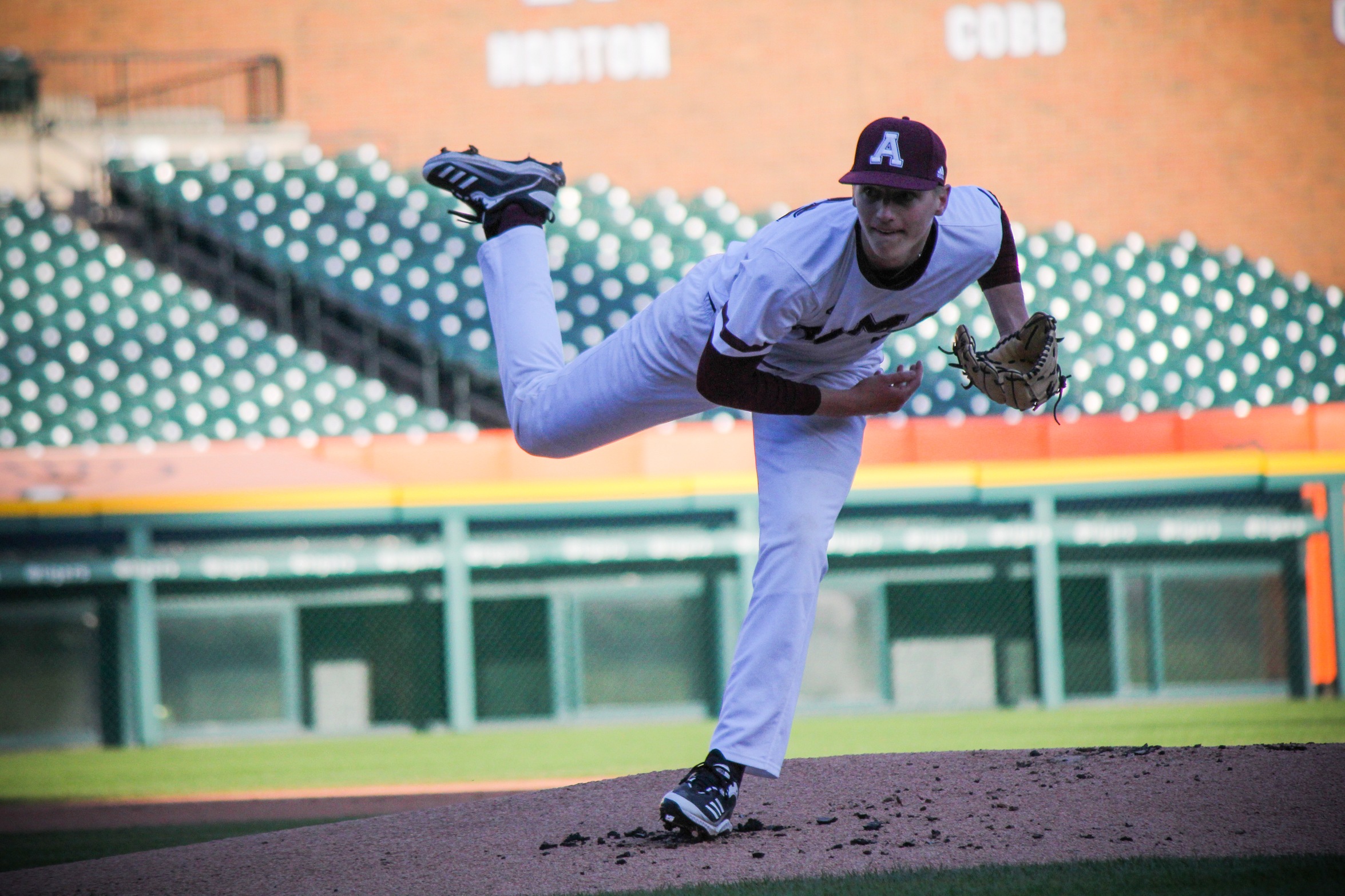 Johnson Records Nine K's as Baseball Wins Another at Home - Alma College