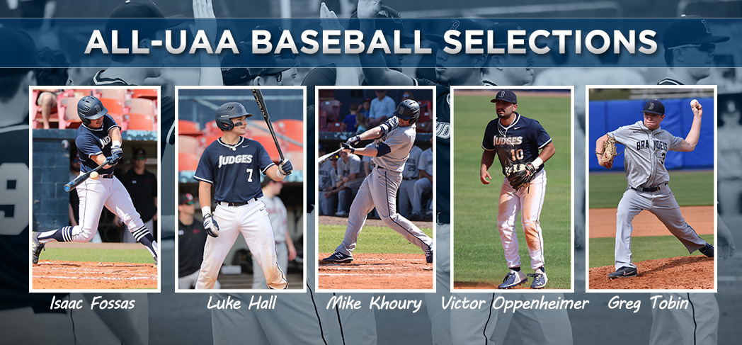 Baseball places five on All-UAA team - Brandeis University