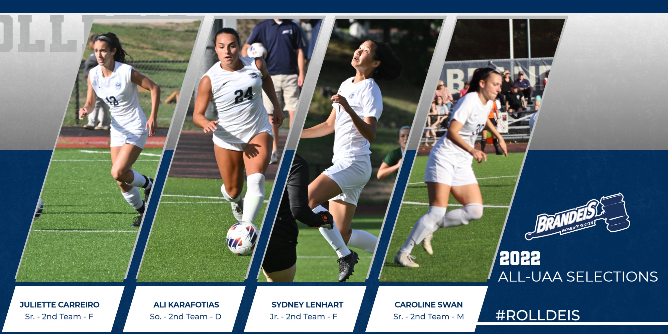 Women's Soccer puts four on All-UAA team - Brandeis University