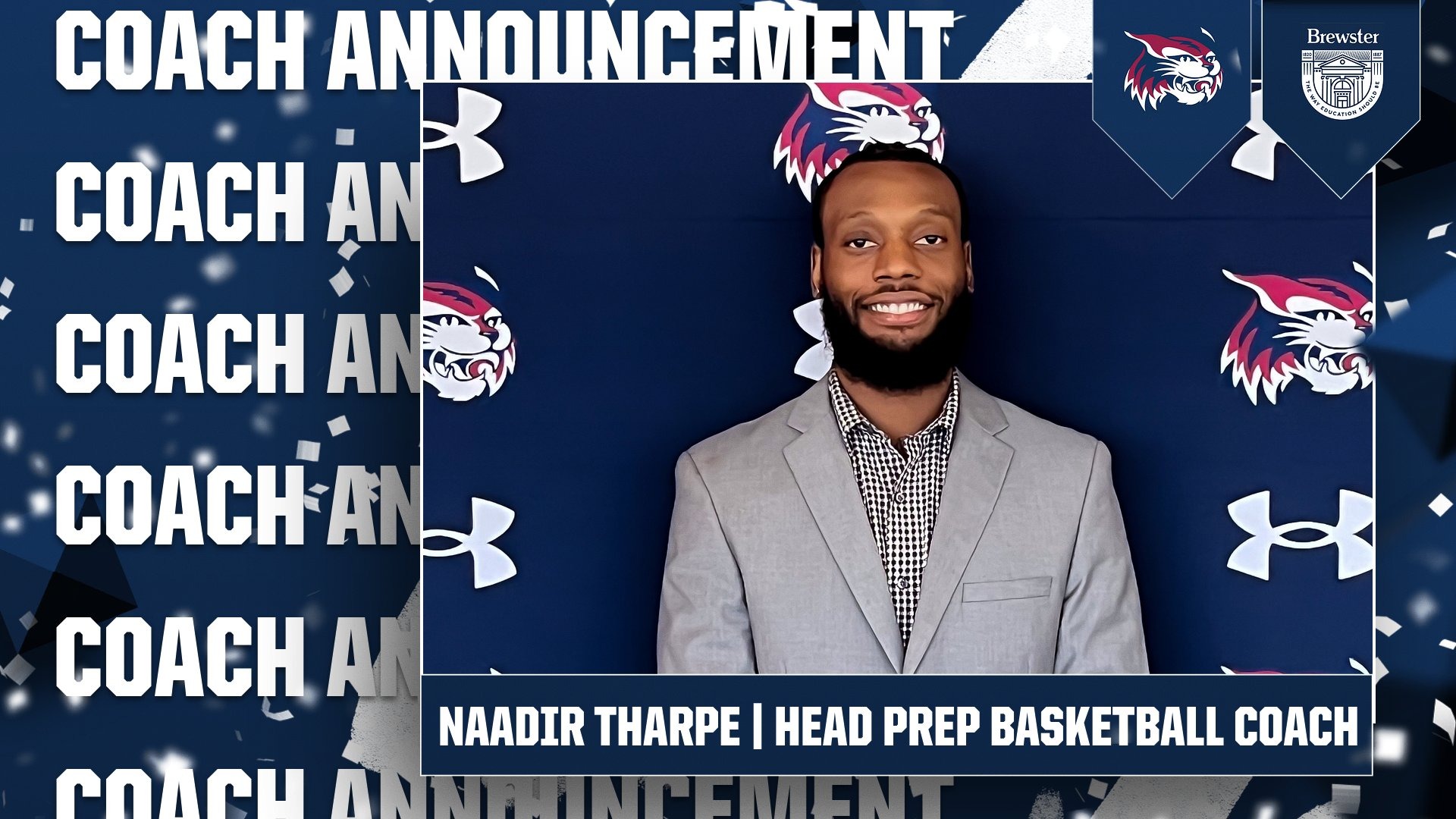 Brewster Academy Names Naadir Tharpe Head Coach of Brewster Prep ...
