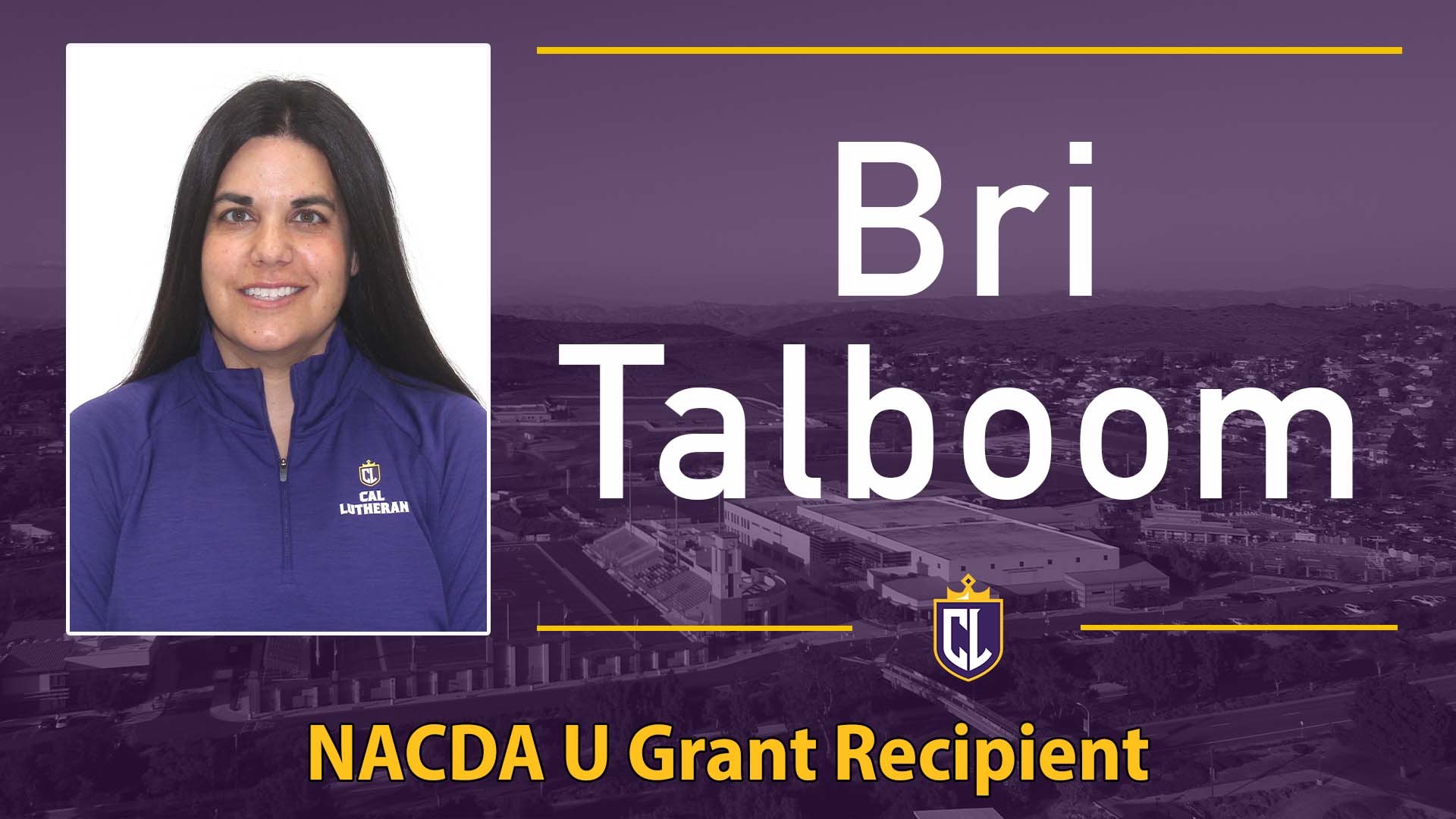 Talboom Selected NACDU U Grant Recipient - California Lutheran University