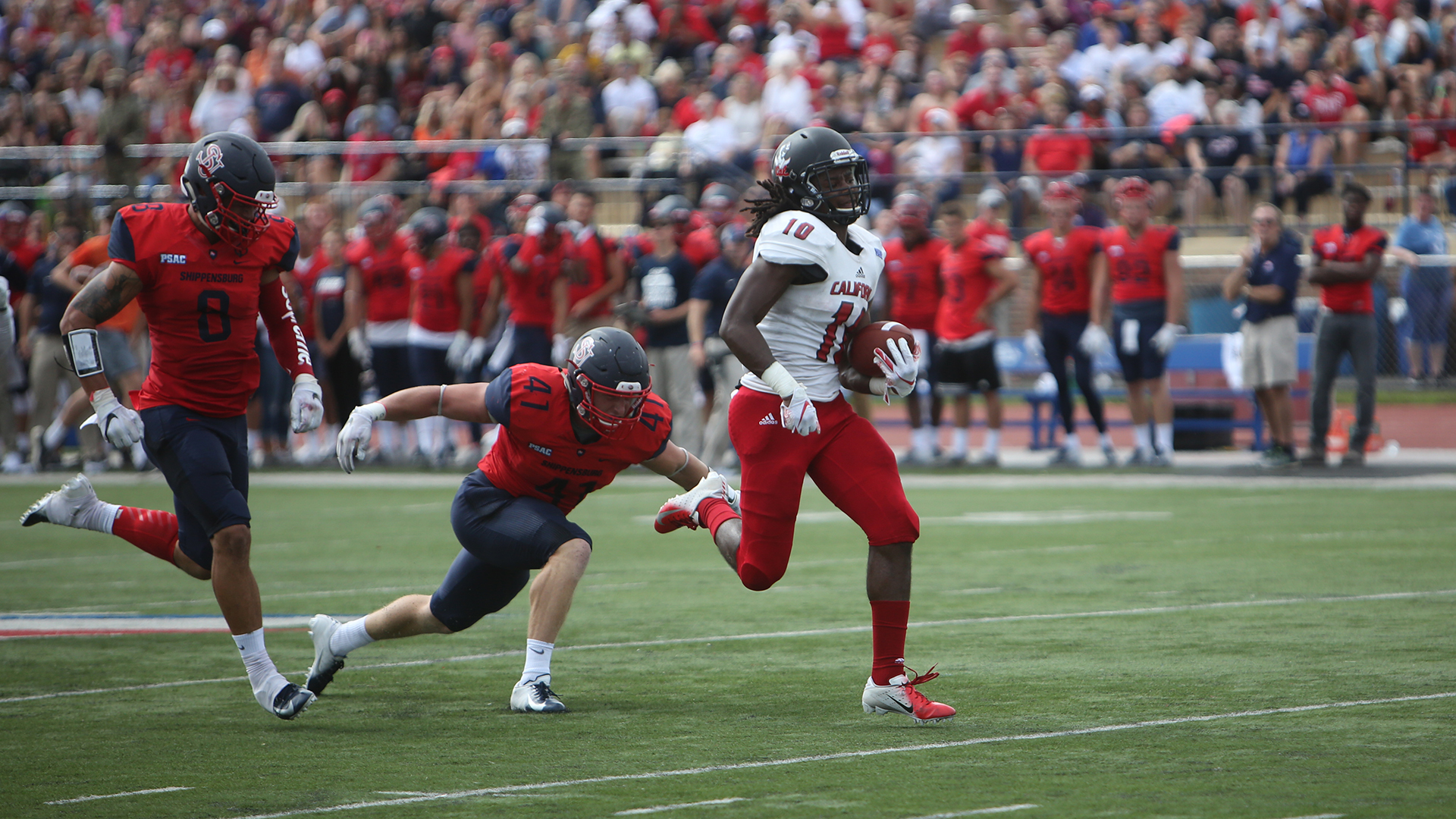 Vulcans roll past Shippensburg, 57-14 - California University of ...