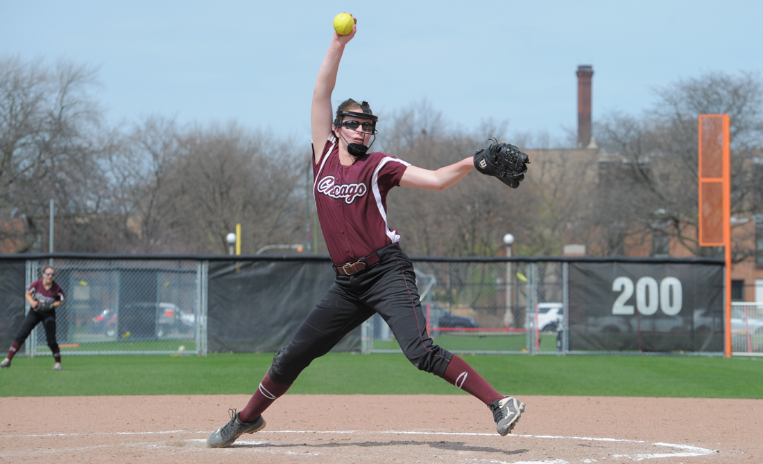 Maroon softball holds Case Western Reserve in check en route to two ...