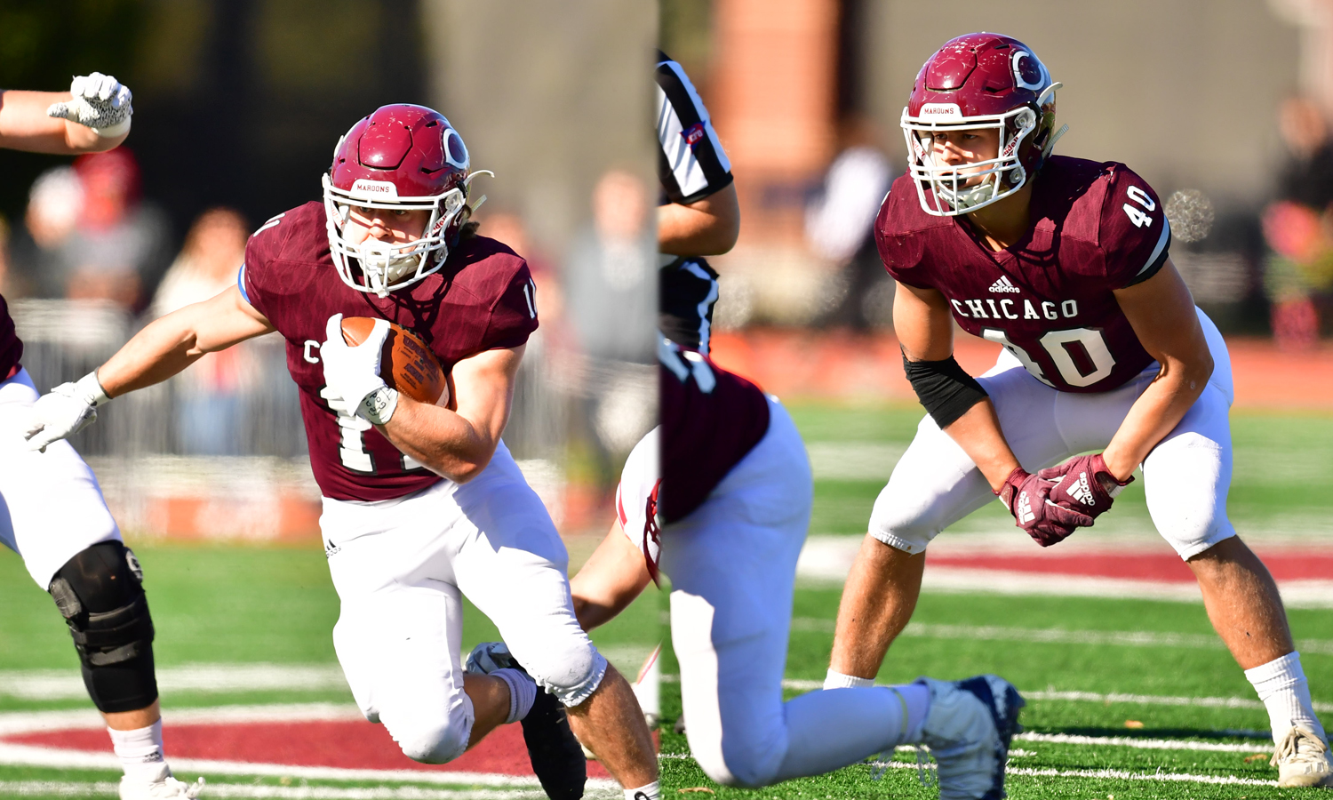 Maroon Football Ground Game Shines in 38-14 Homecoming Win Over Ripon ...