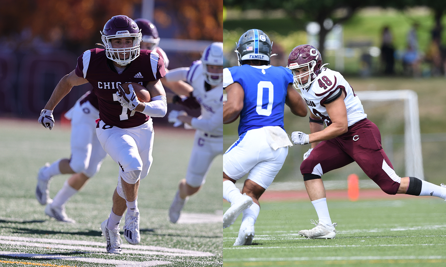 UChicago Football Blasts Through Lawrence 60-0 - University of Chicago