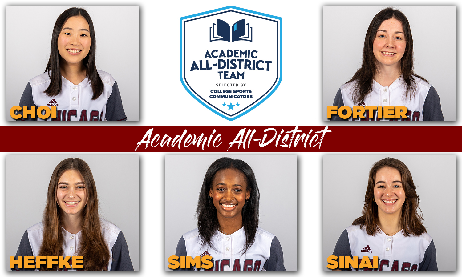 UChicago Softball Receives Five Academic All-District Honors ...