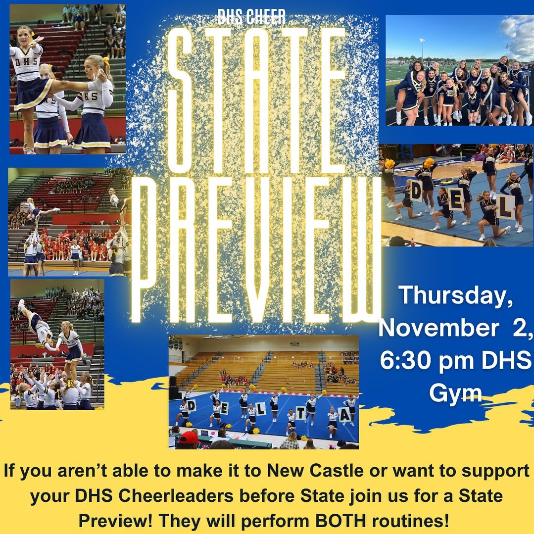 Cheerleaders Soar Into State Finals - Delta High School