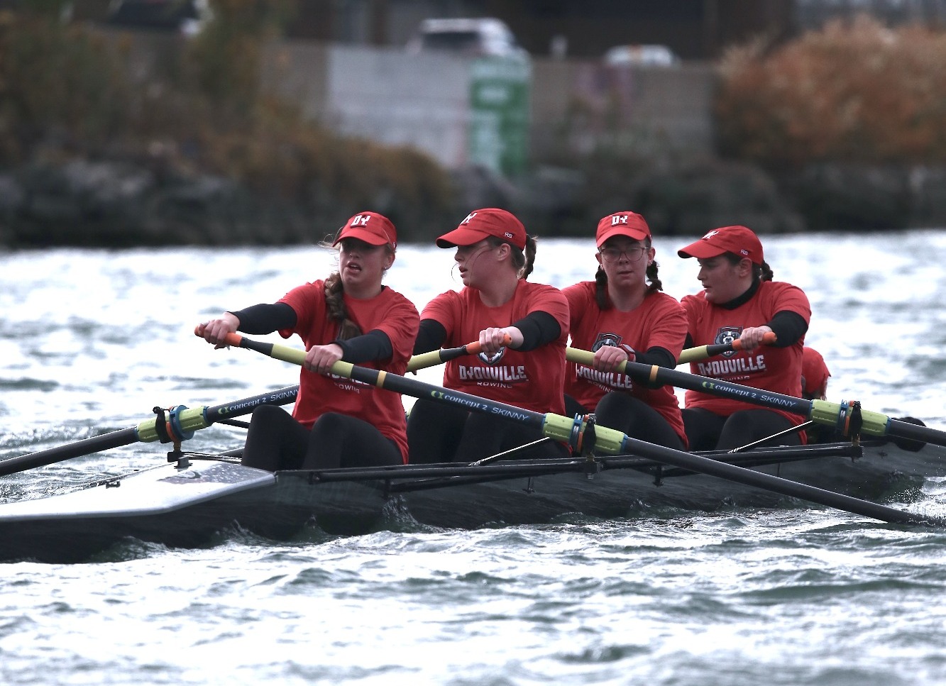 Women's Rowing Places Third at the Head of the Genesee - D'Youville ...