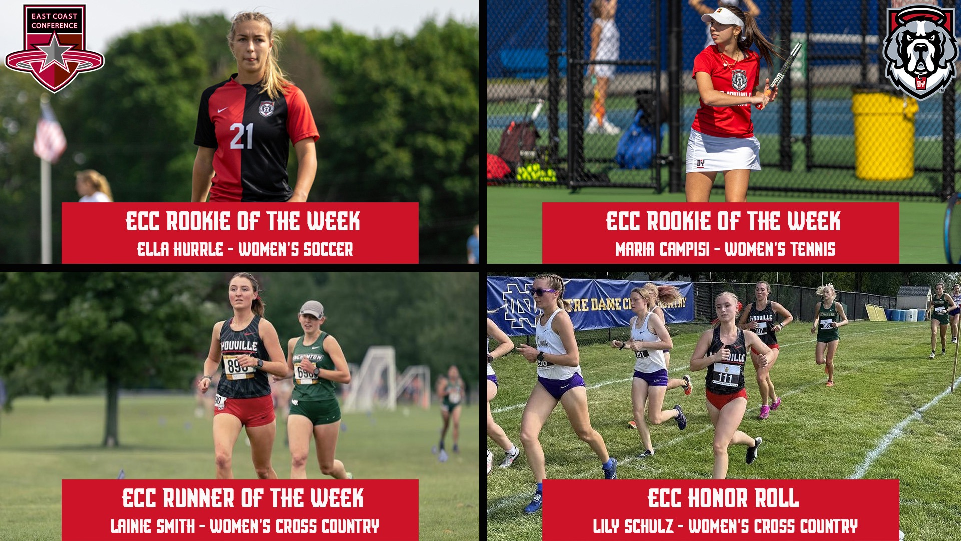 Four Saints Receive ECC Honors - D'Youville University