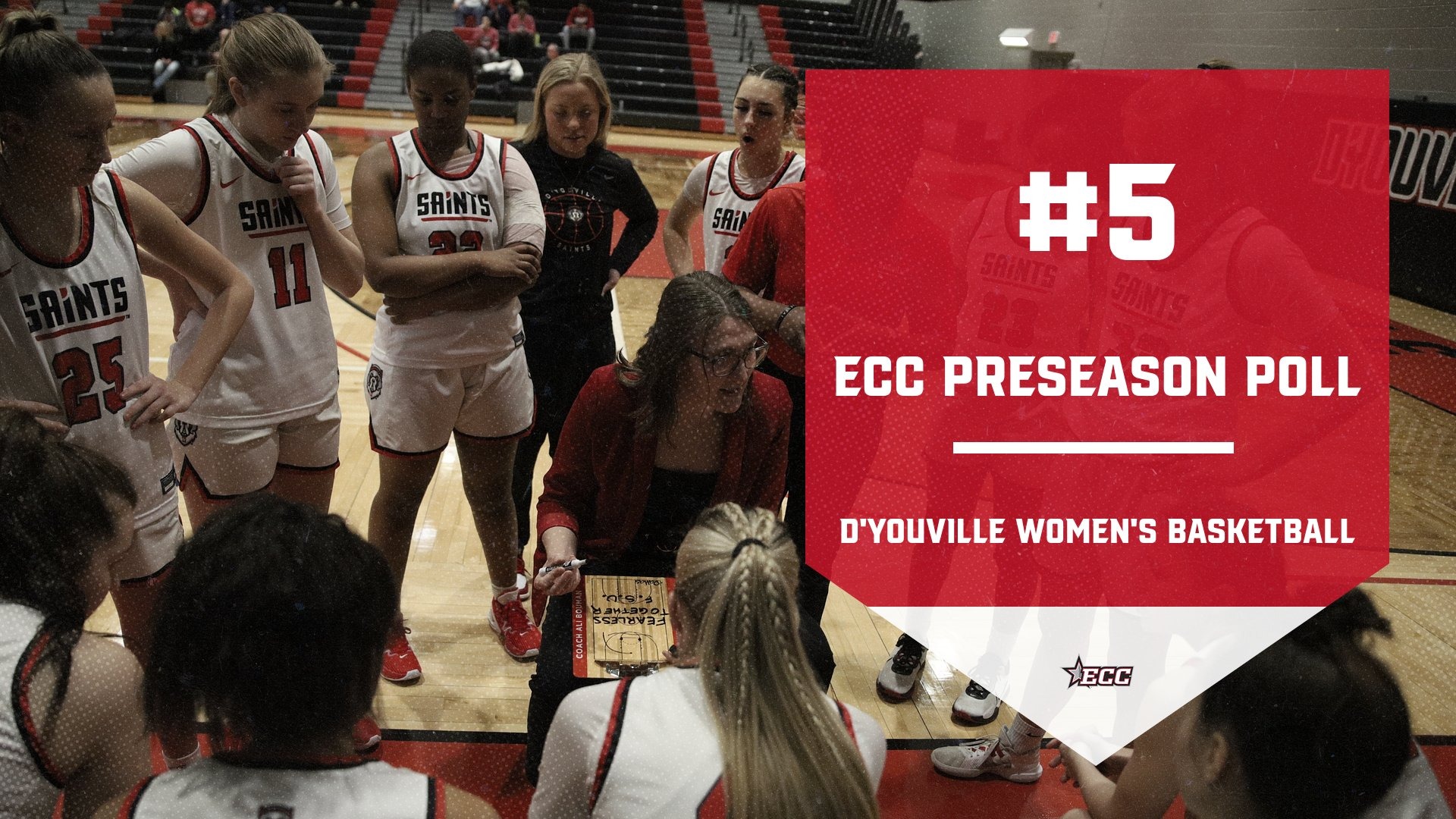 Women's Basketball Ranked Fifth in ECC Preseason Rankings - D'Youville University