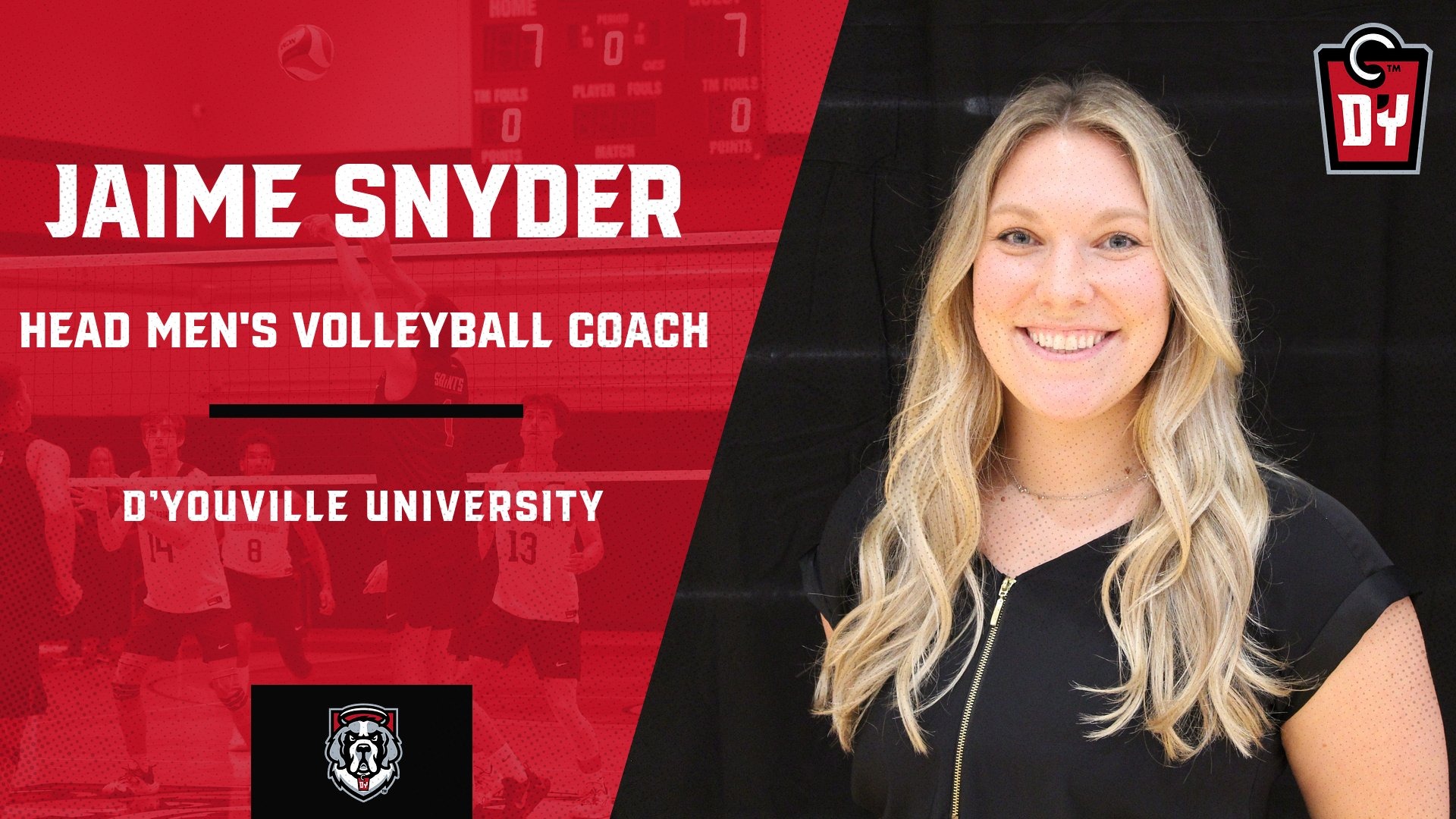 Snyder Appointed Head Men's Volleyball Coach - D'Youville University