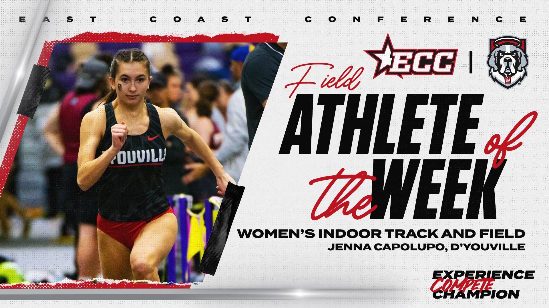 Capolupo Named ECC Field Athlete of the Week - D'Youville University