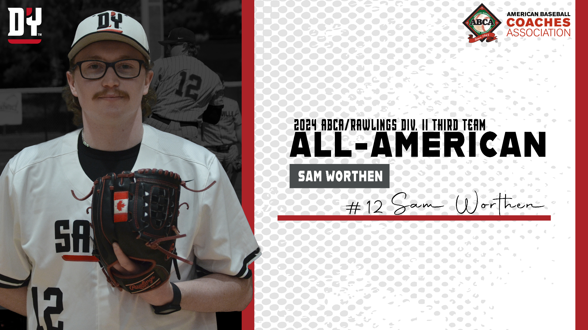 Worthen Named ABCA/Rawlings Div. II All-America Third Team - D'Youville ...