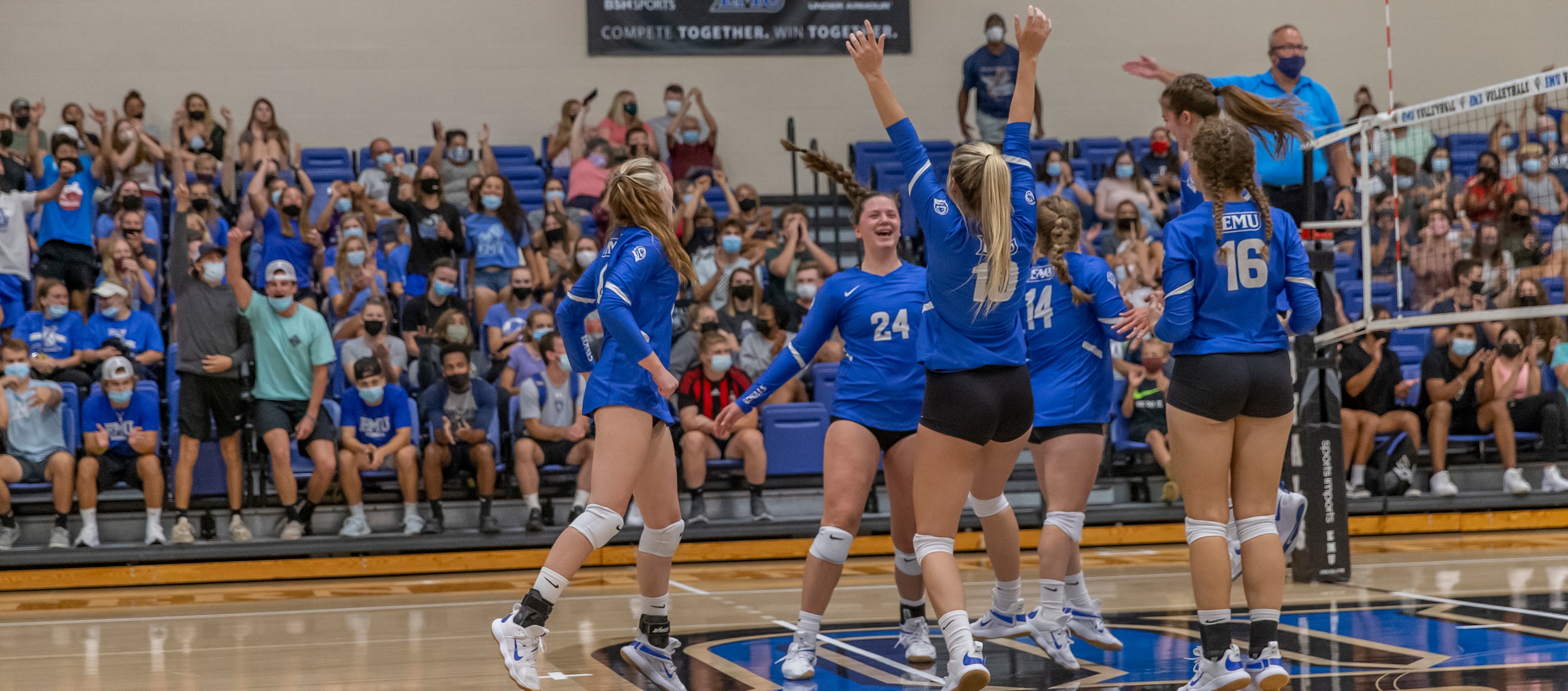 EMU Women's Volleyball Notches a Pair of ODAC Wins on Saturday ...
