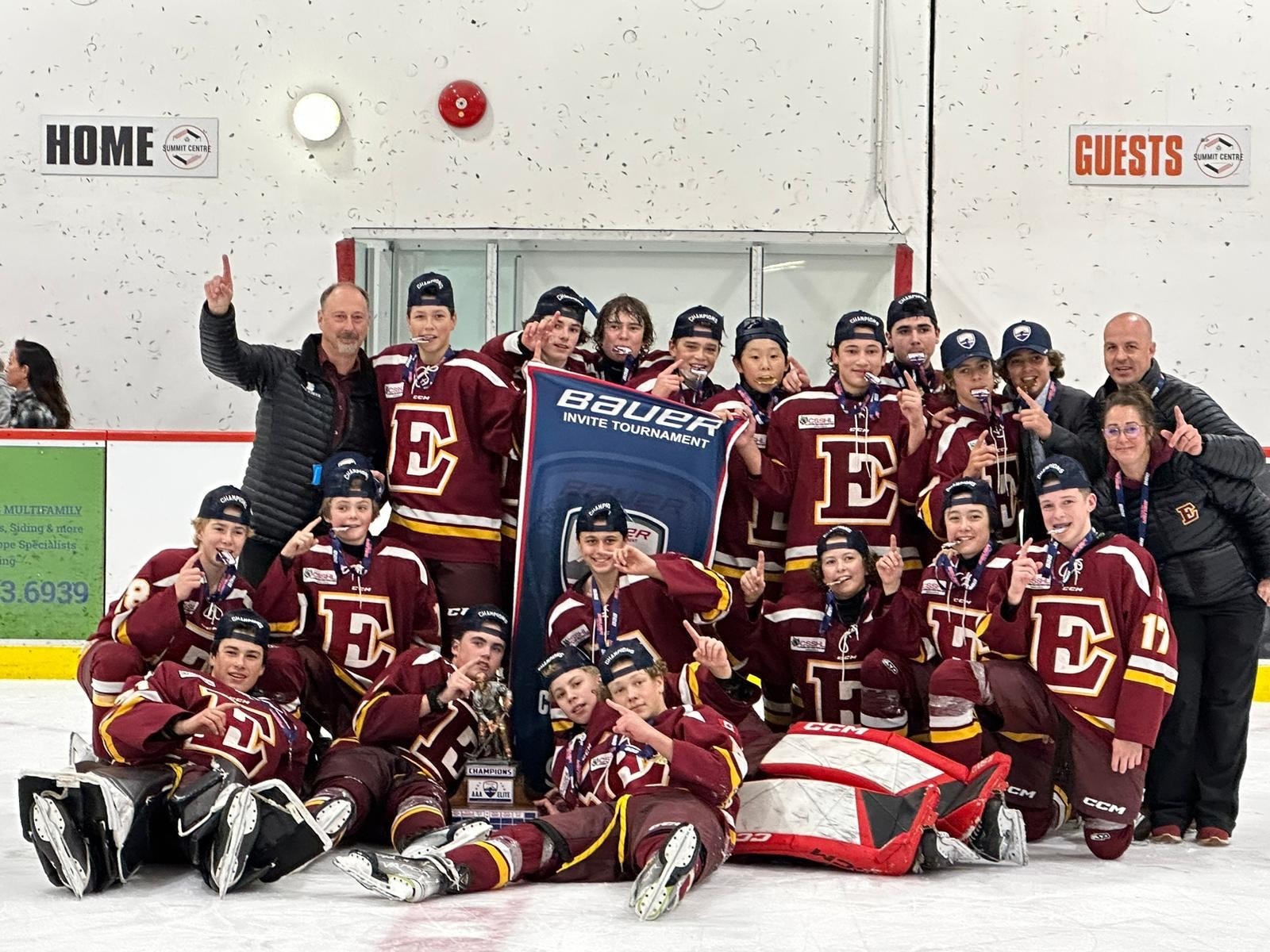 U15 Team Wins Bauer U15AAA Icebreaker Tournament - Edge School