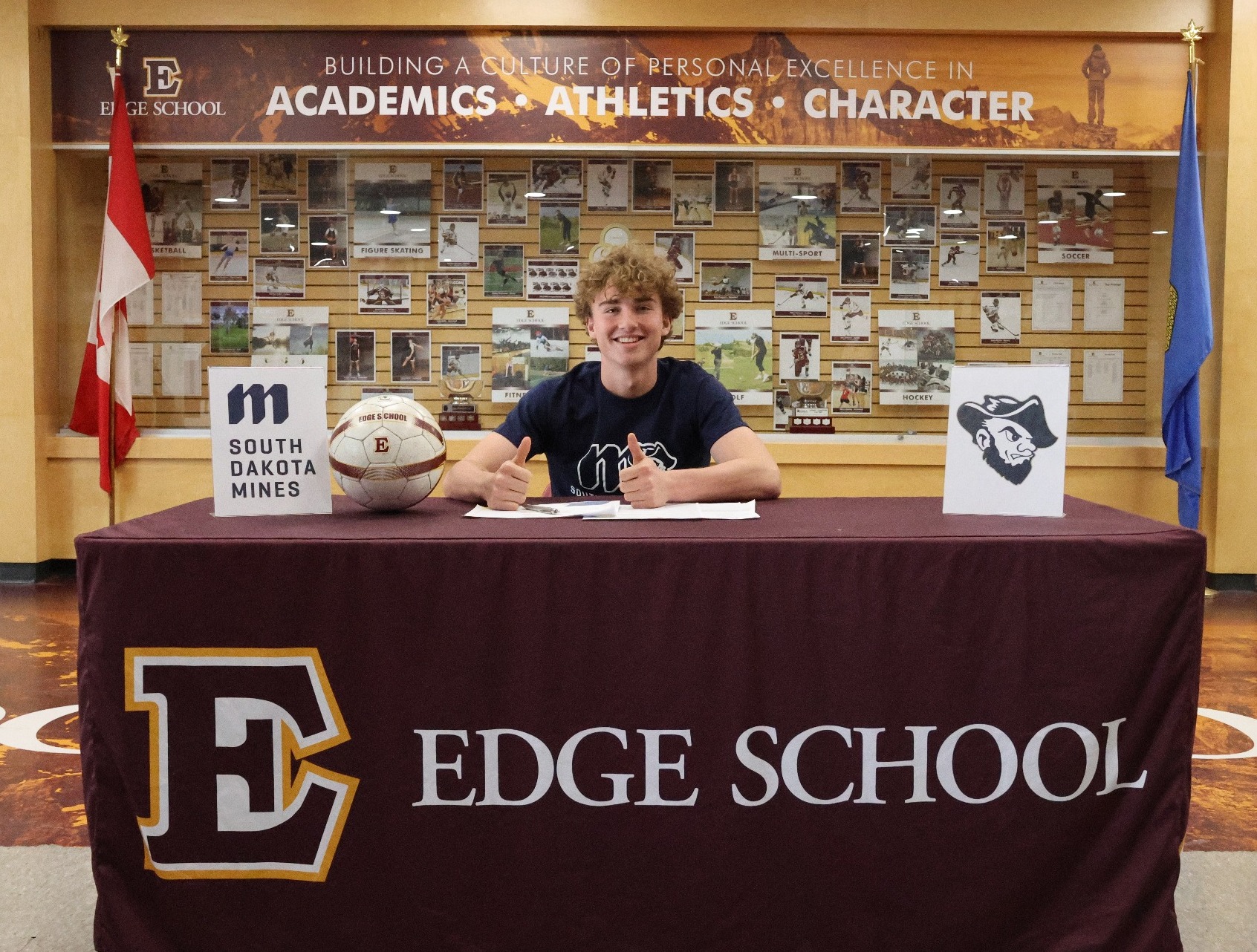 Thompson Commits to South Dakota School of Mines & Technology - Edge School