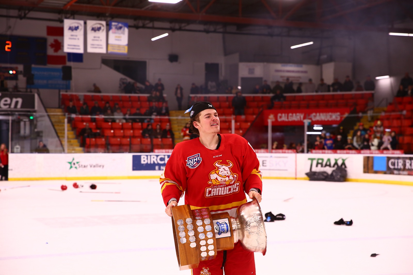 Canucks, Three Alumni win AJHL Championship - Edge School