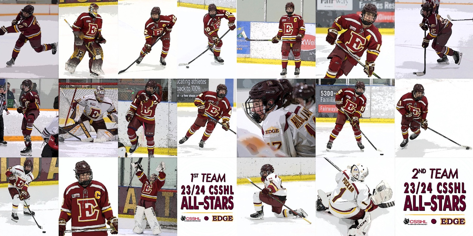 19 Mountaineers Named to CSSHL All-Star Teams - Edge School