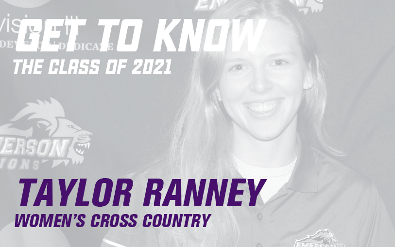 Senior Spotlight - Women's Cross Country's Taylor Ranney - Emerson College