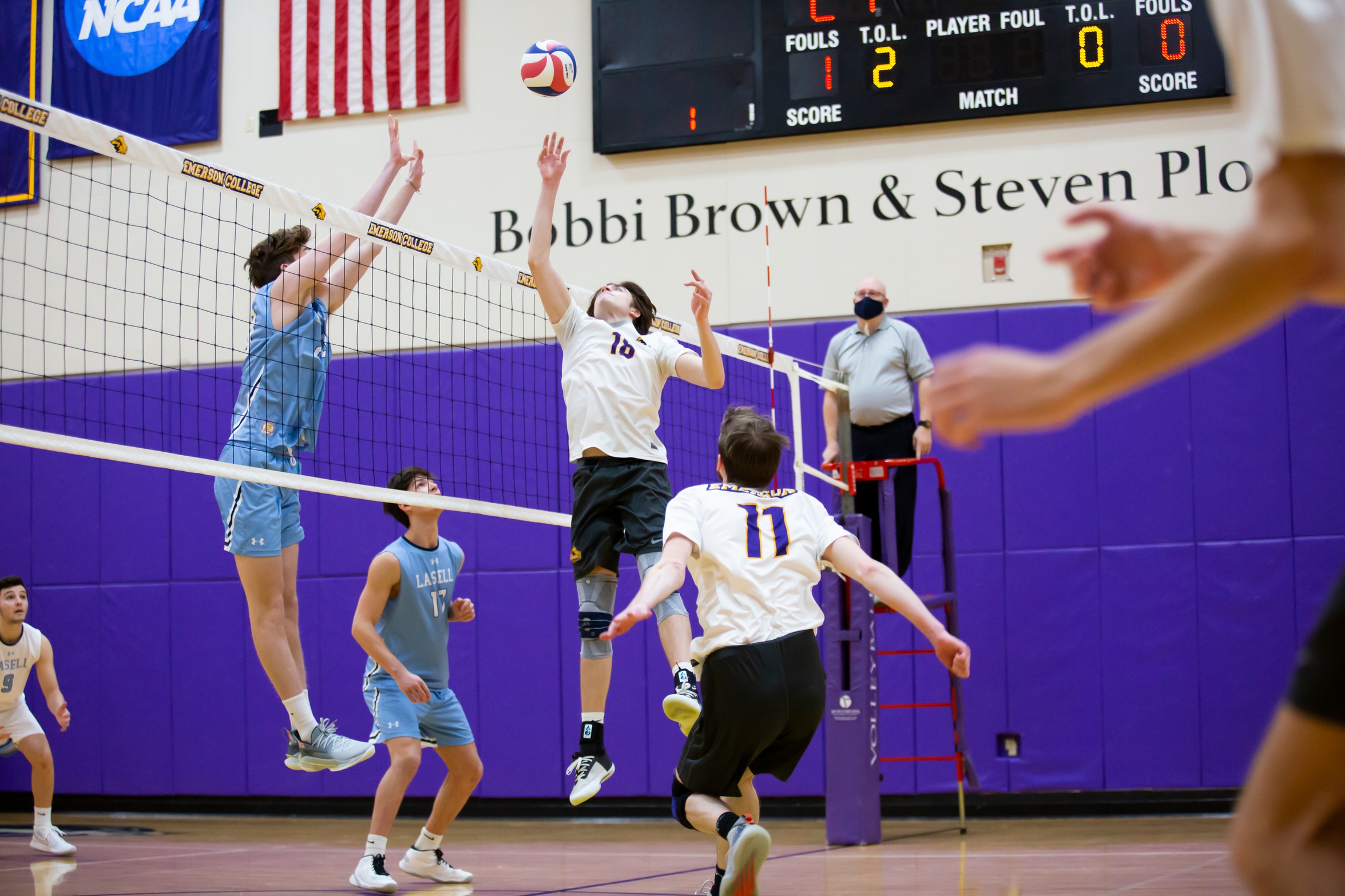 Men's Volleyball Slips To Rivier - Emerson College