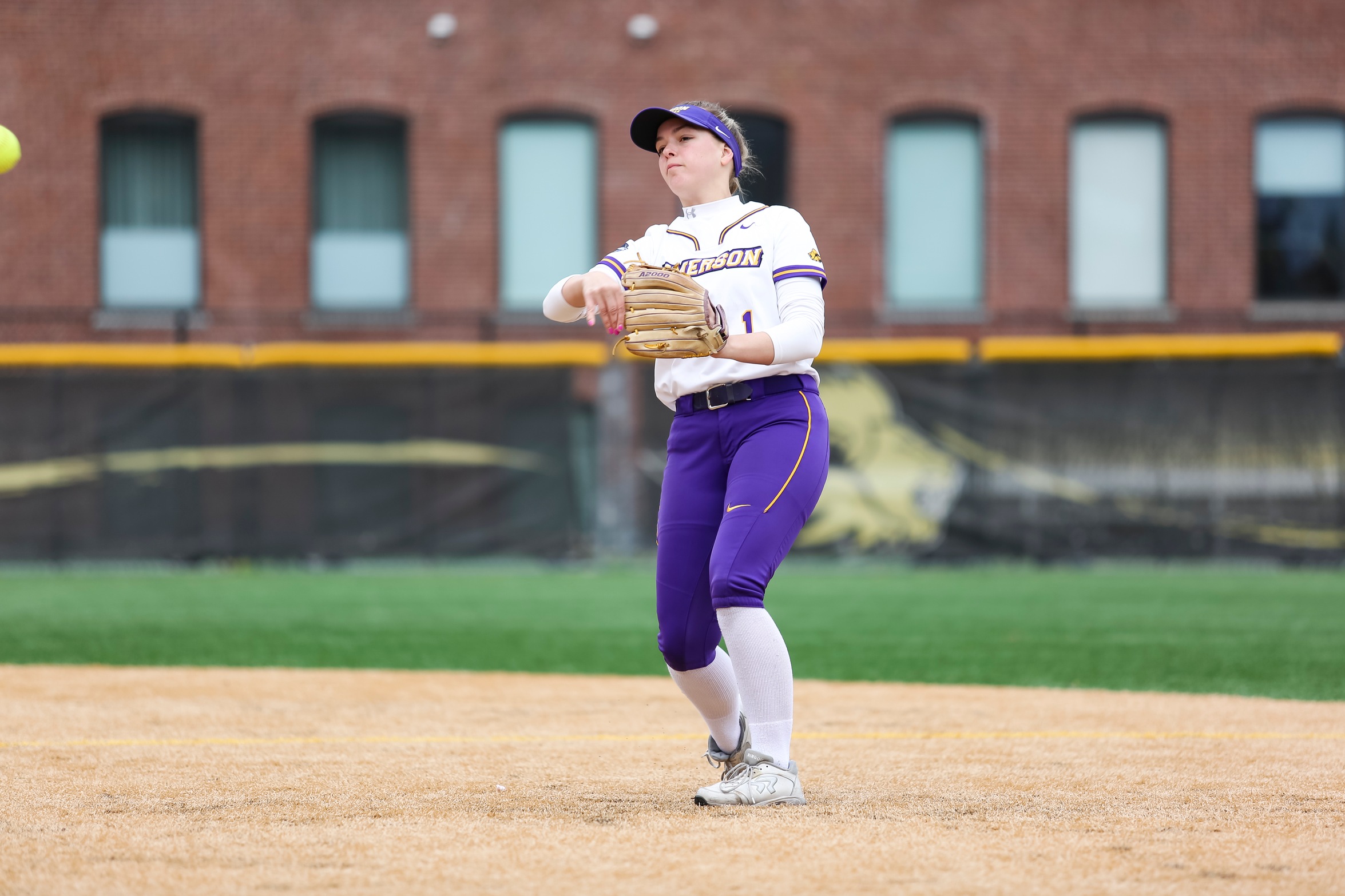 Softball Sweeps Suffolk - Emerson College