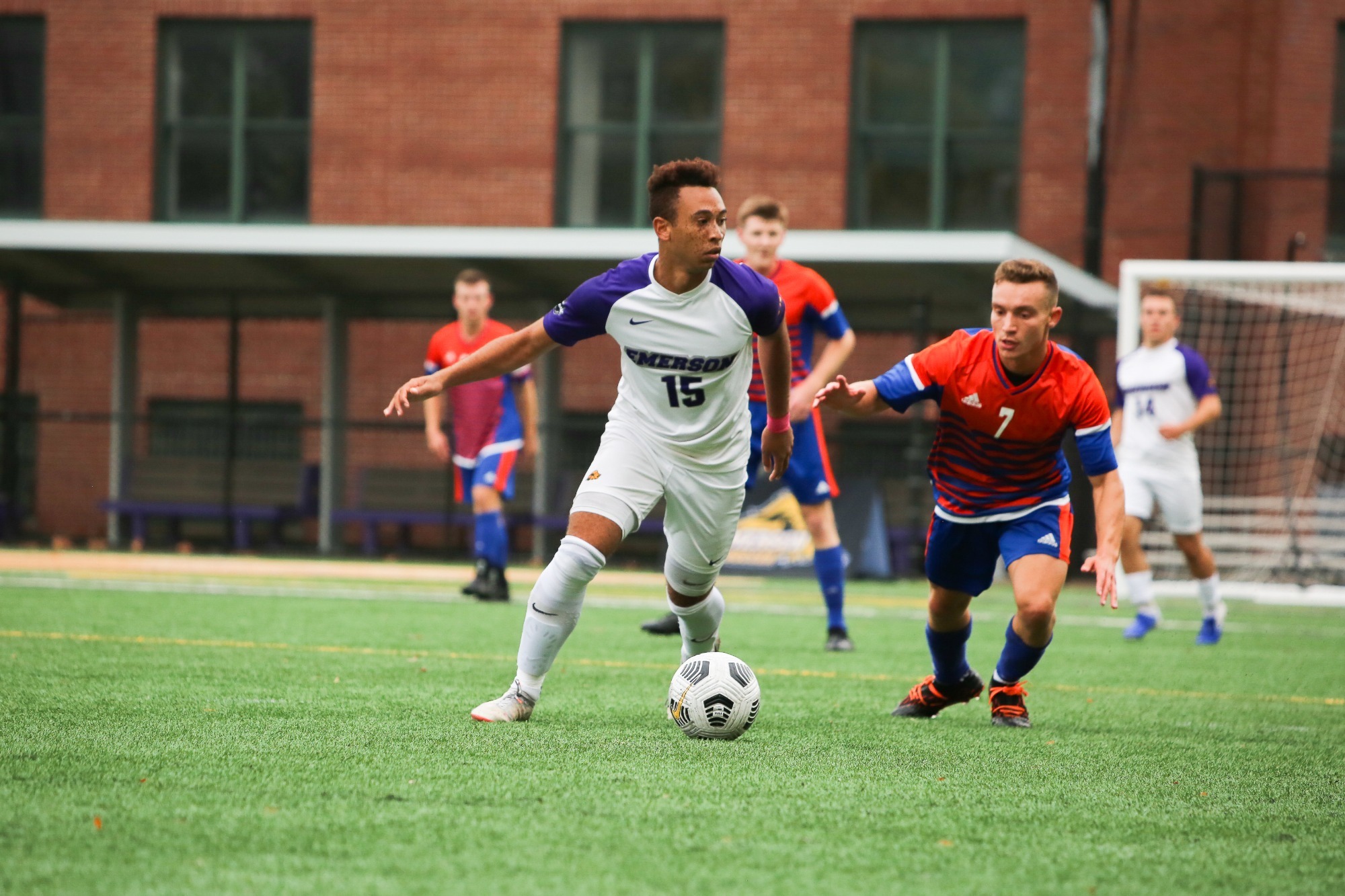 Men's Soccer Battles to 2-2 Draw at Husson - Emerson College