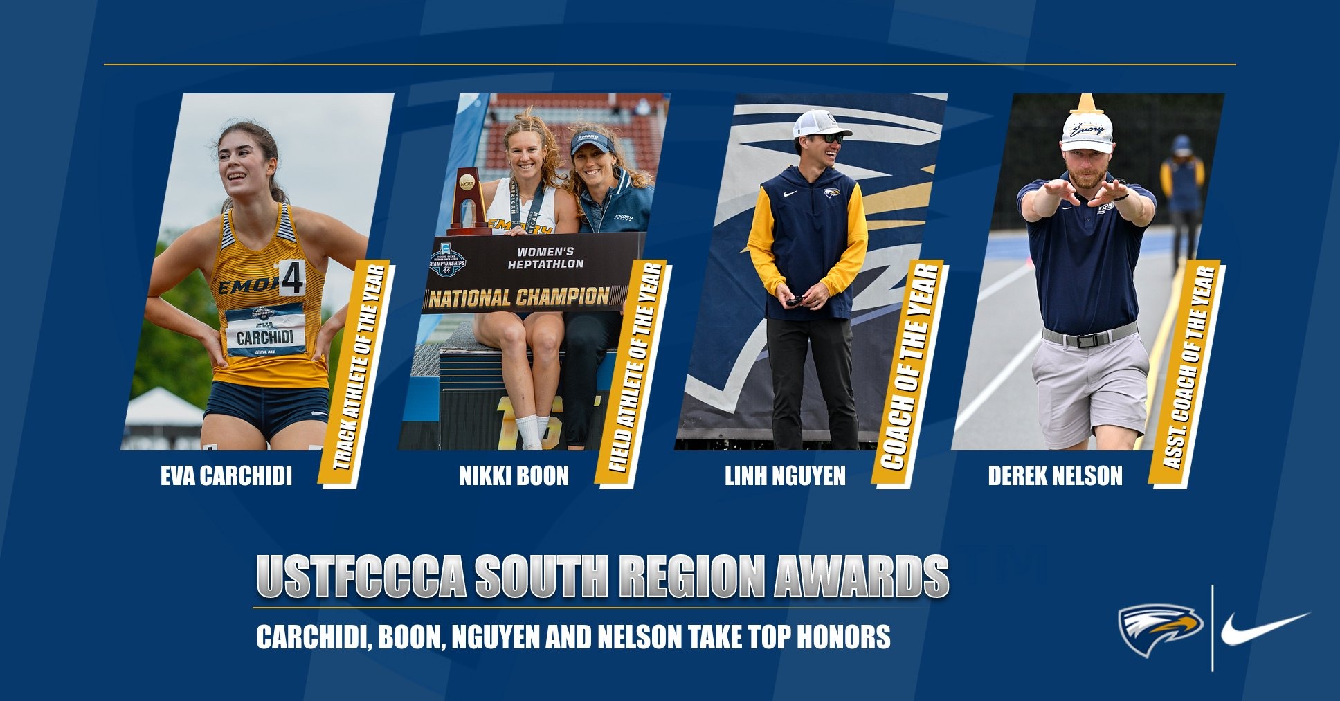 37 from Track & Field Secure USTFCCCA All-Region Honors - Emory University