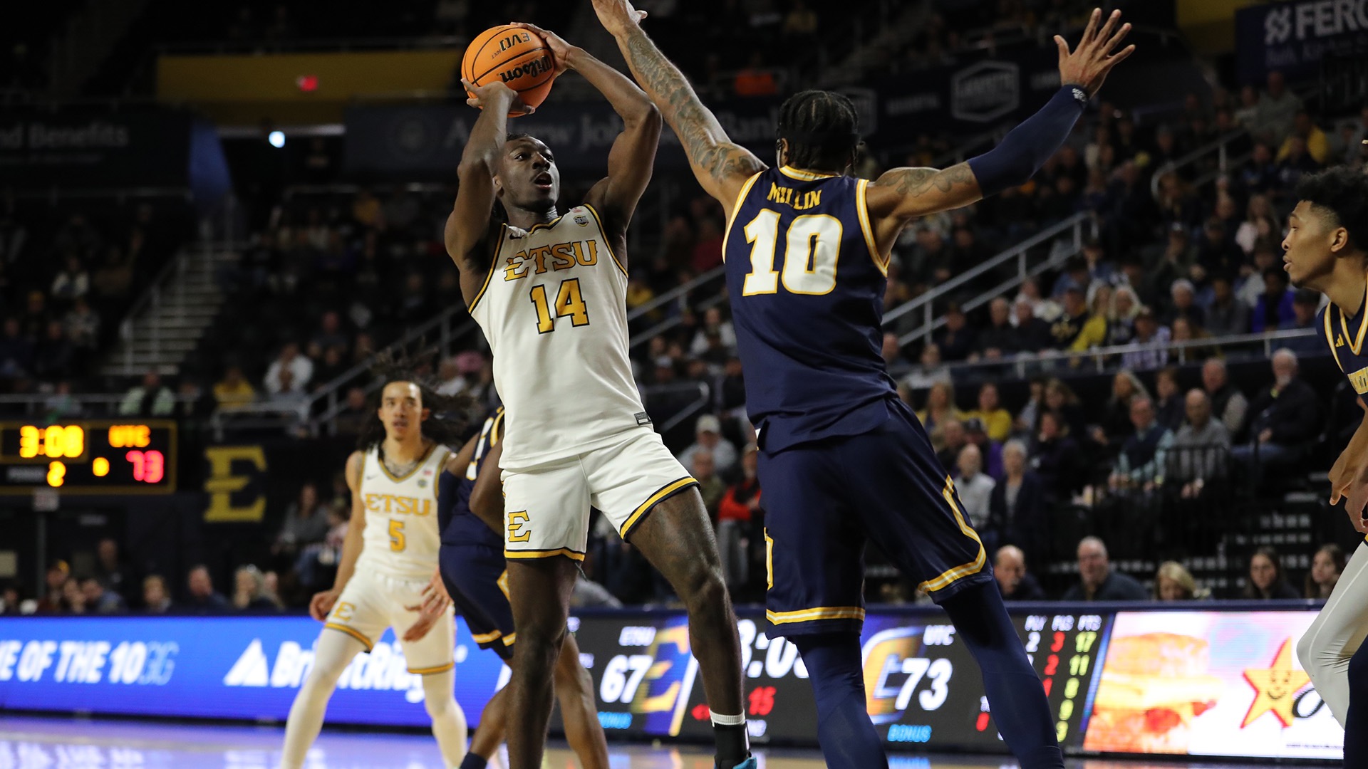 Bucs unable to solve Mocs in rivalry game - East Tennessee State University
