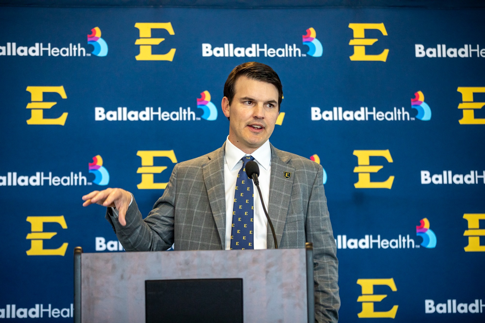 Football Press Conference vs. Furman - East Tennessee State University