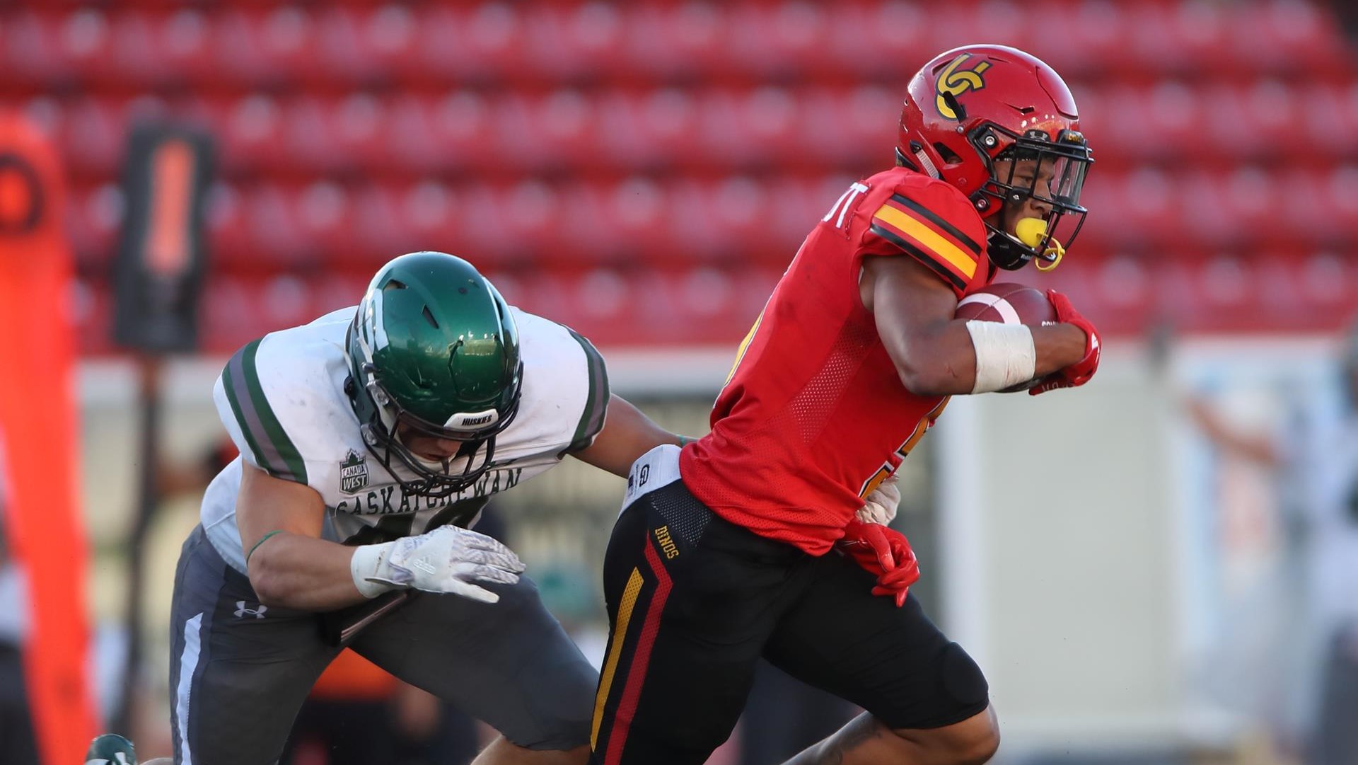 Rams jump on miscues, upset top-ranked Dinos - University of Calgary ...