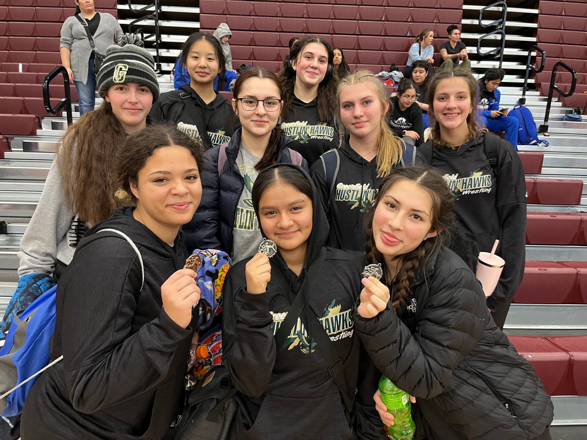 Girls Wrestling Places at Westosha Central - Greenfield High School