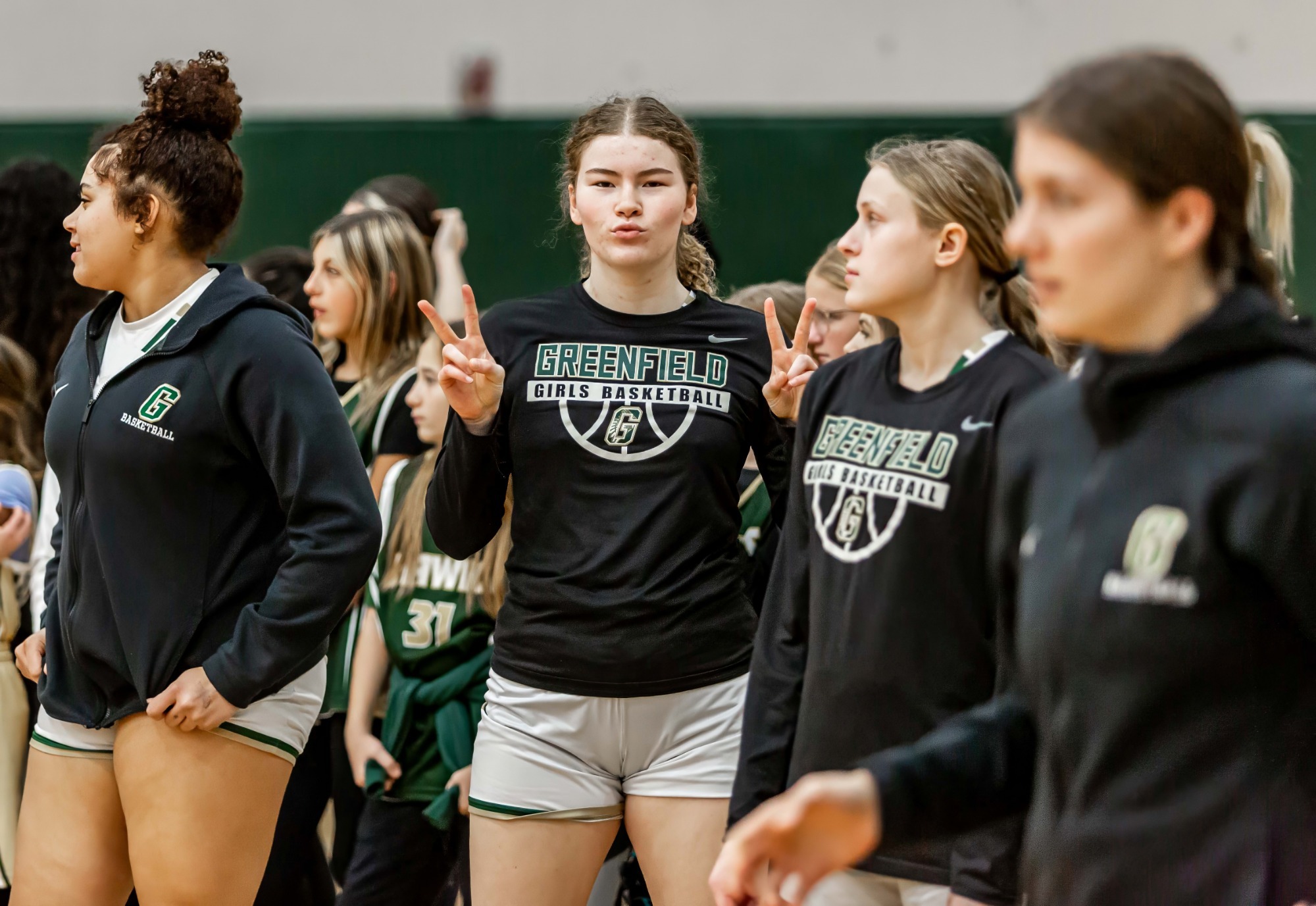 Girls Basketball Takes on Burlington in WIAA Regional Final - Greenfield High School