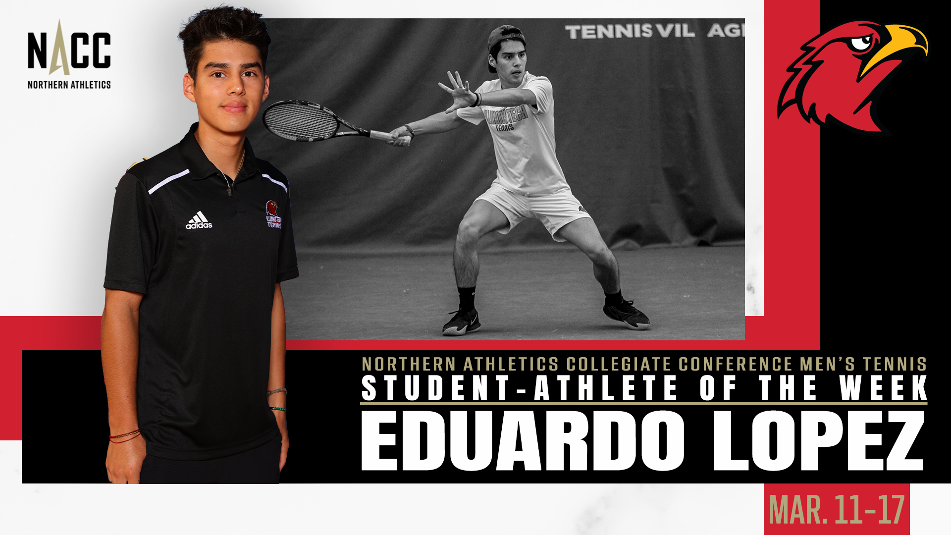 Lopez Earns NACC Men's Tennis Student-Athlete of the Week Honors ...