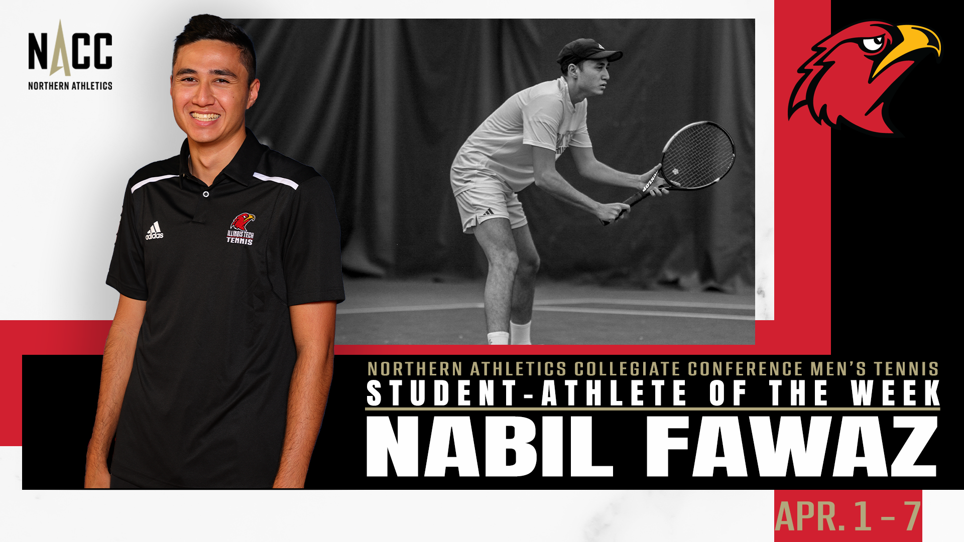Fawaz Earns NACC Men's Tennis Student-Athlete of the Week Honors ...