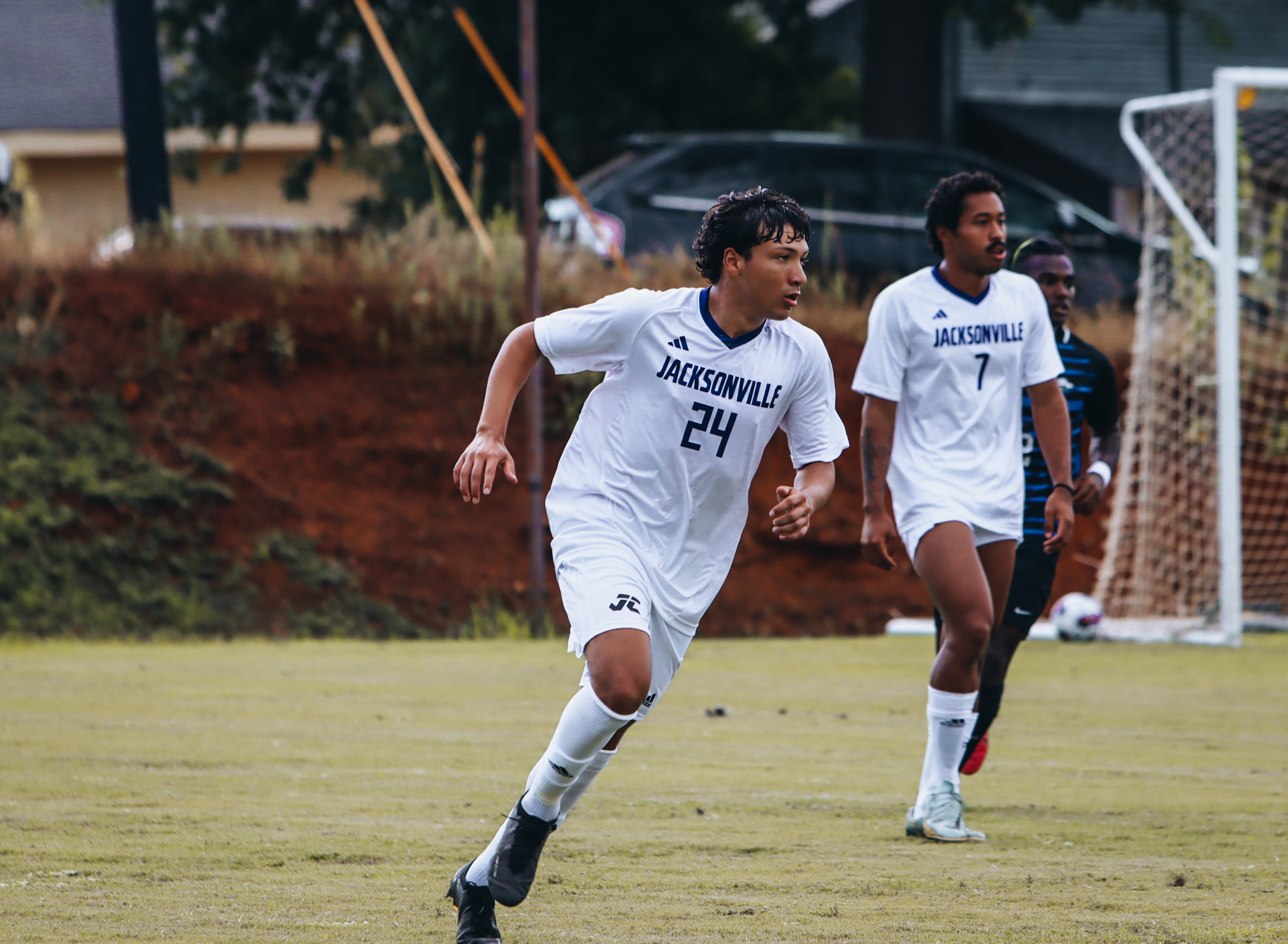 MEN'S SOCCER WINS HOME CONFERENCE OPENER - Jacksonville College