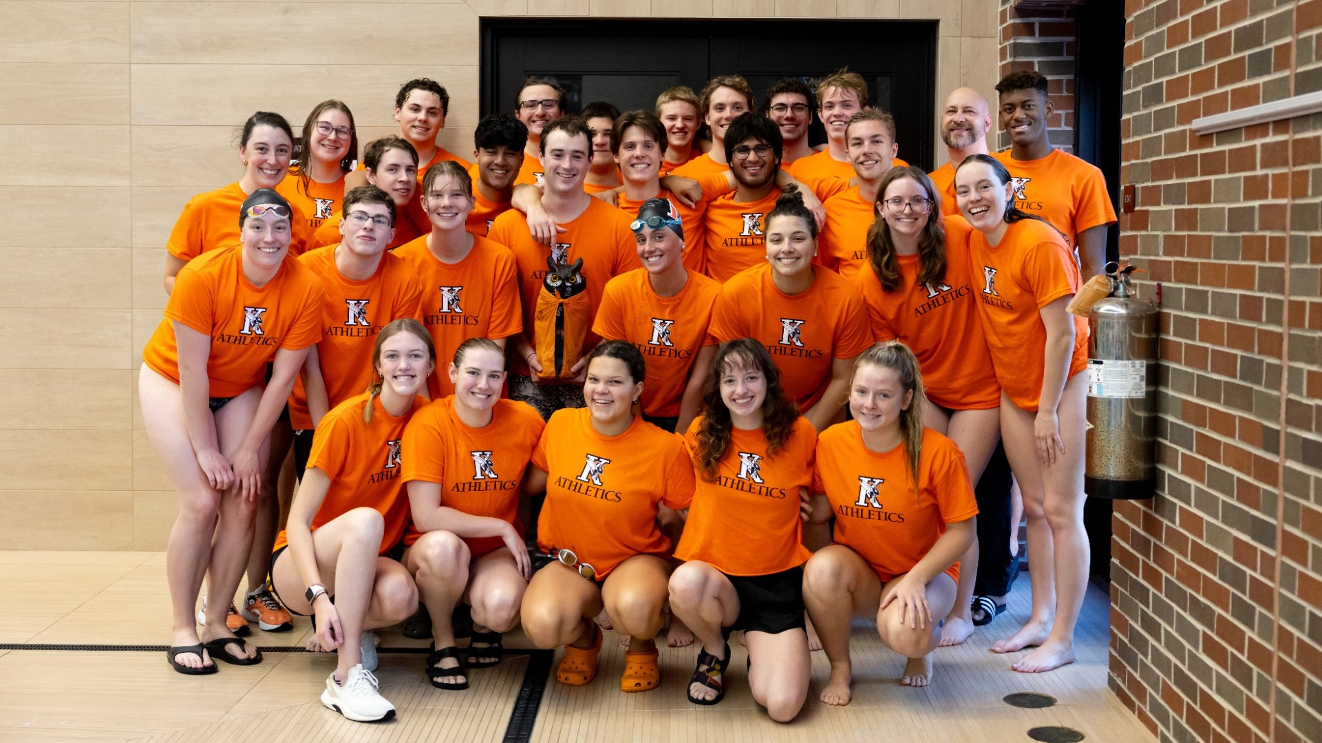Men's Swimming & Diving Wins at Olivet - Kalamazoo College