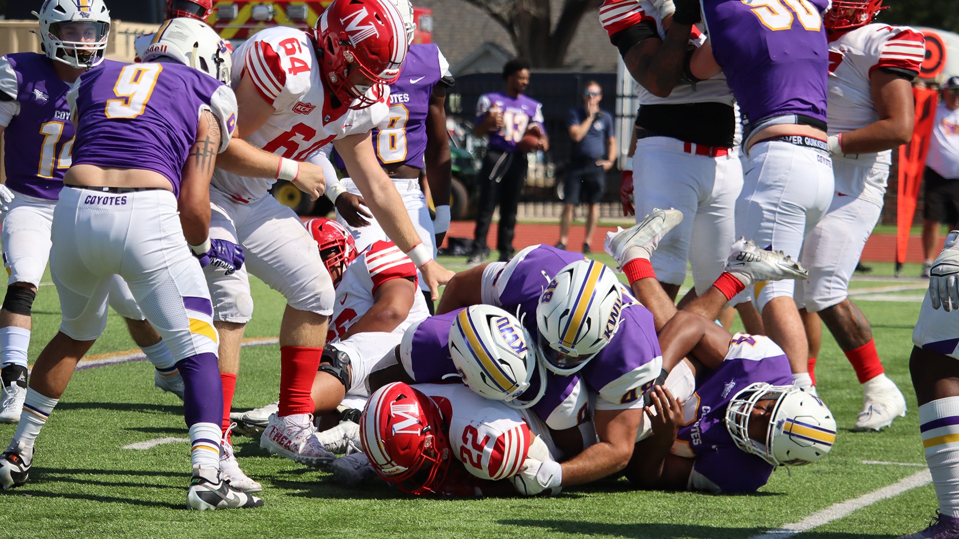 Football rallies past McPherson - Kansas Wesleyan University