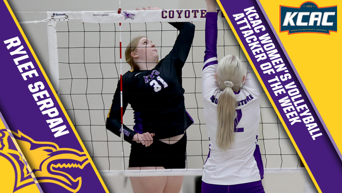 Serpan earns KCAC Women's Volleyball Attacker of the Week honor ...